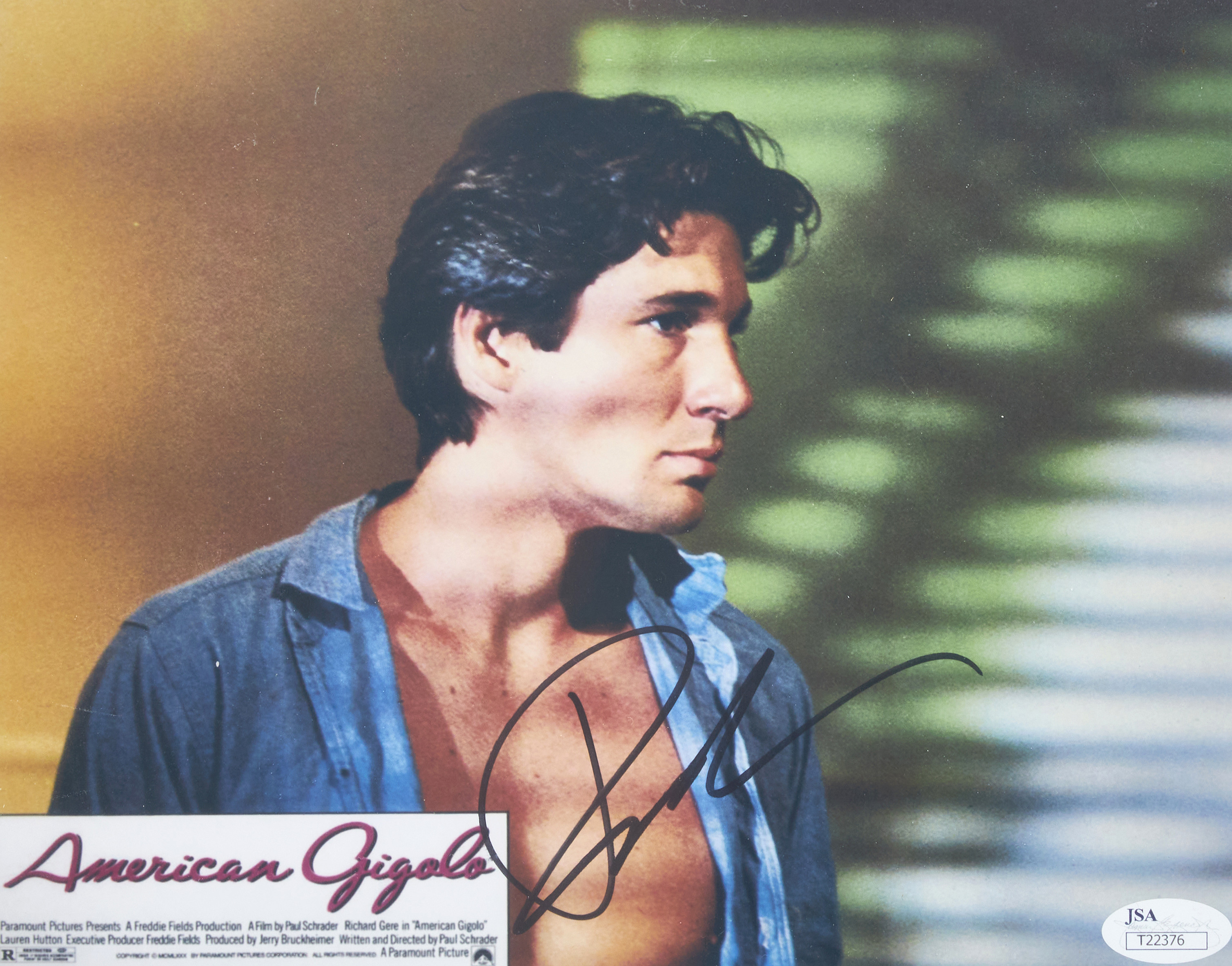 Images for 4722847. RICHARD GERE (USA, born 1949). Autograph in ...