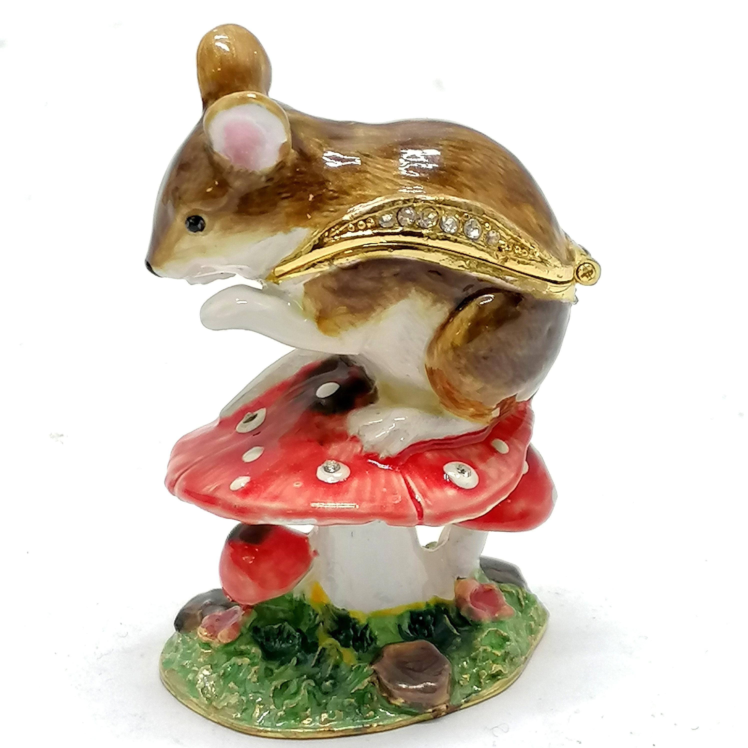 Images for 4727015. *JULIANA MOUSE ON TOADSTOOL TREASURED TRINKET BOX ...