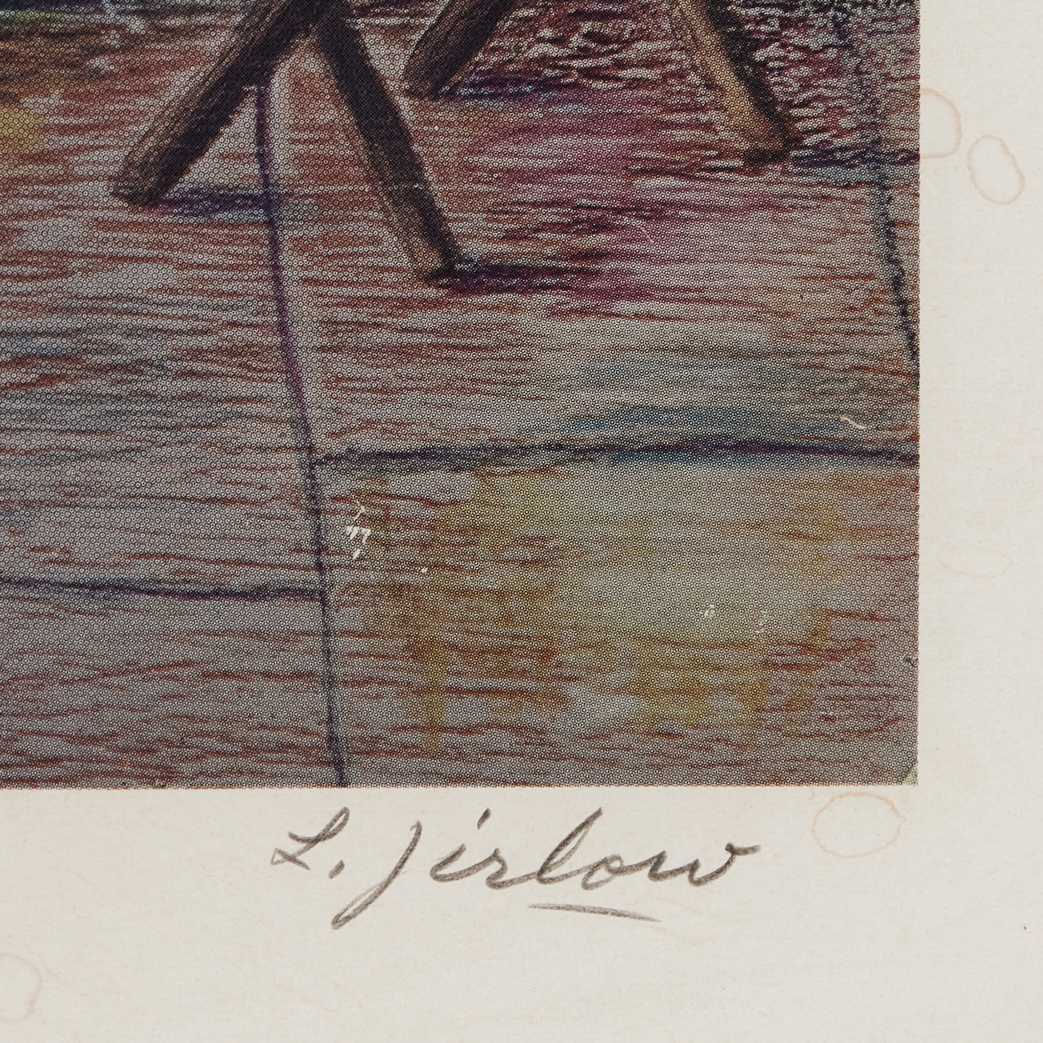 LENNART JIRLOW. “Bouquinisten”, signed offset print. Art - Engravings ...