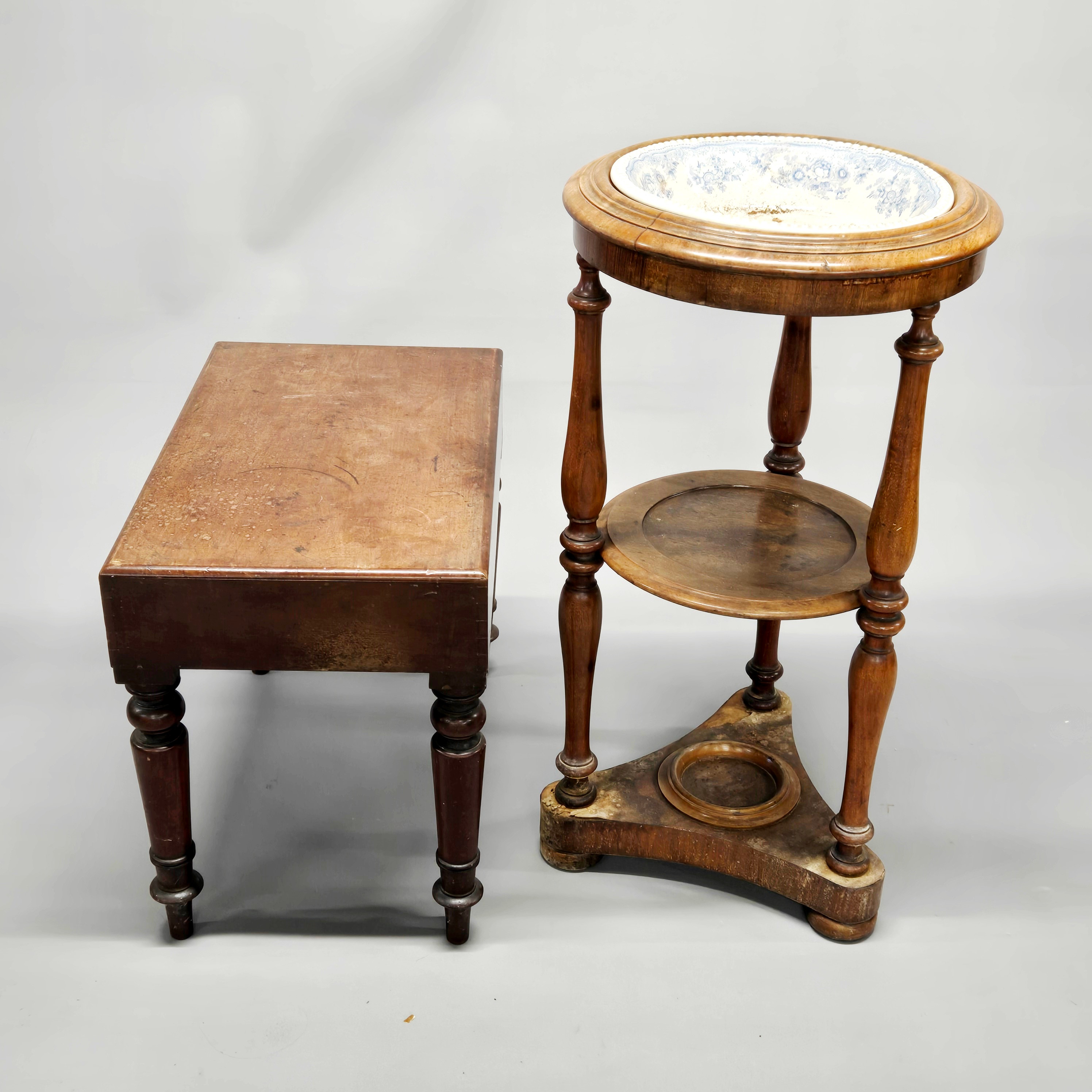 Images for 4737334. EARLY 19TH CENTURY WASH STAND AND BIDET. - Auctionet