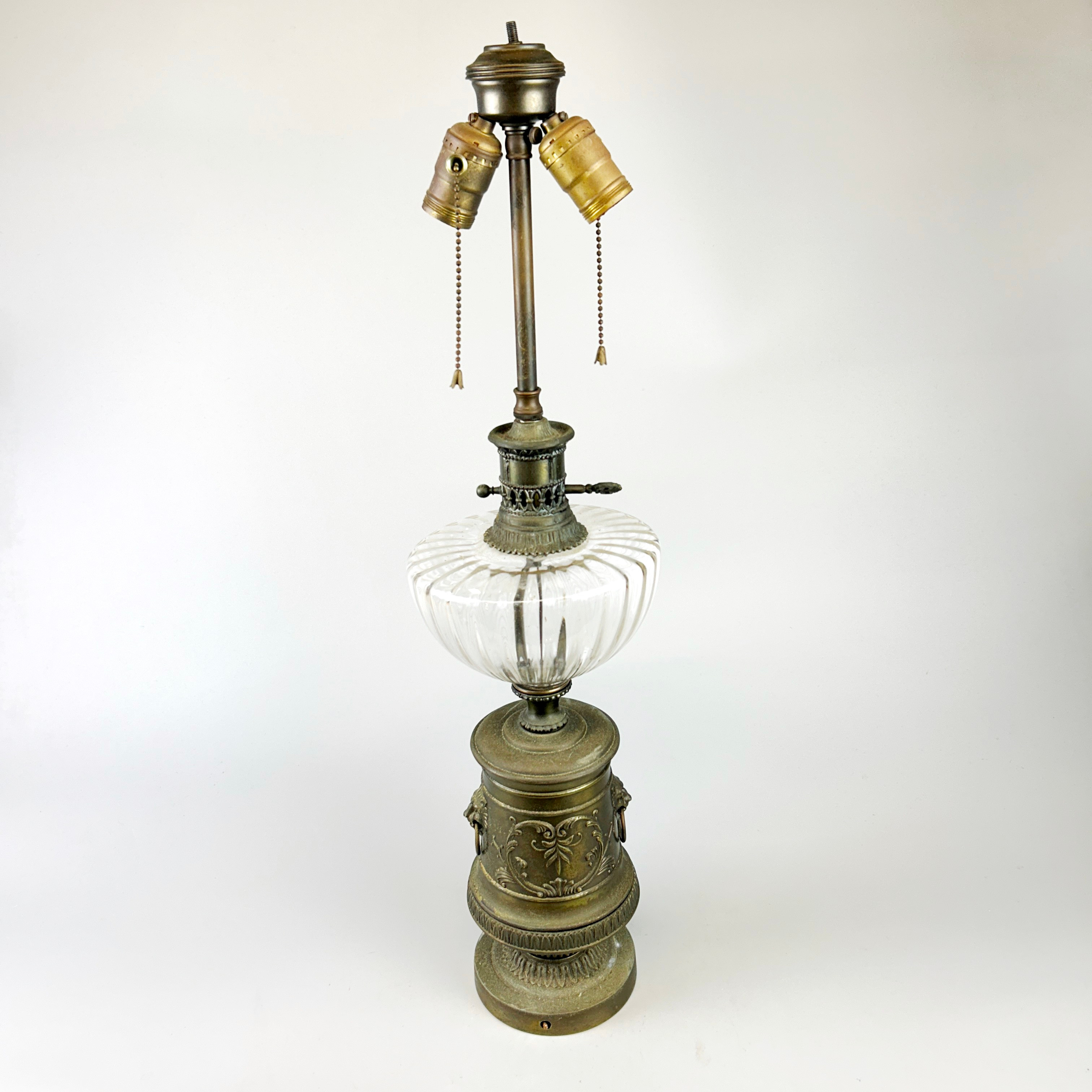 OIL LAMP STYLE TABLE LAMP. Lighting & Lamps - Table Lamps - Auctionet