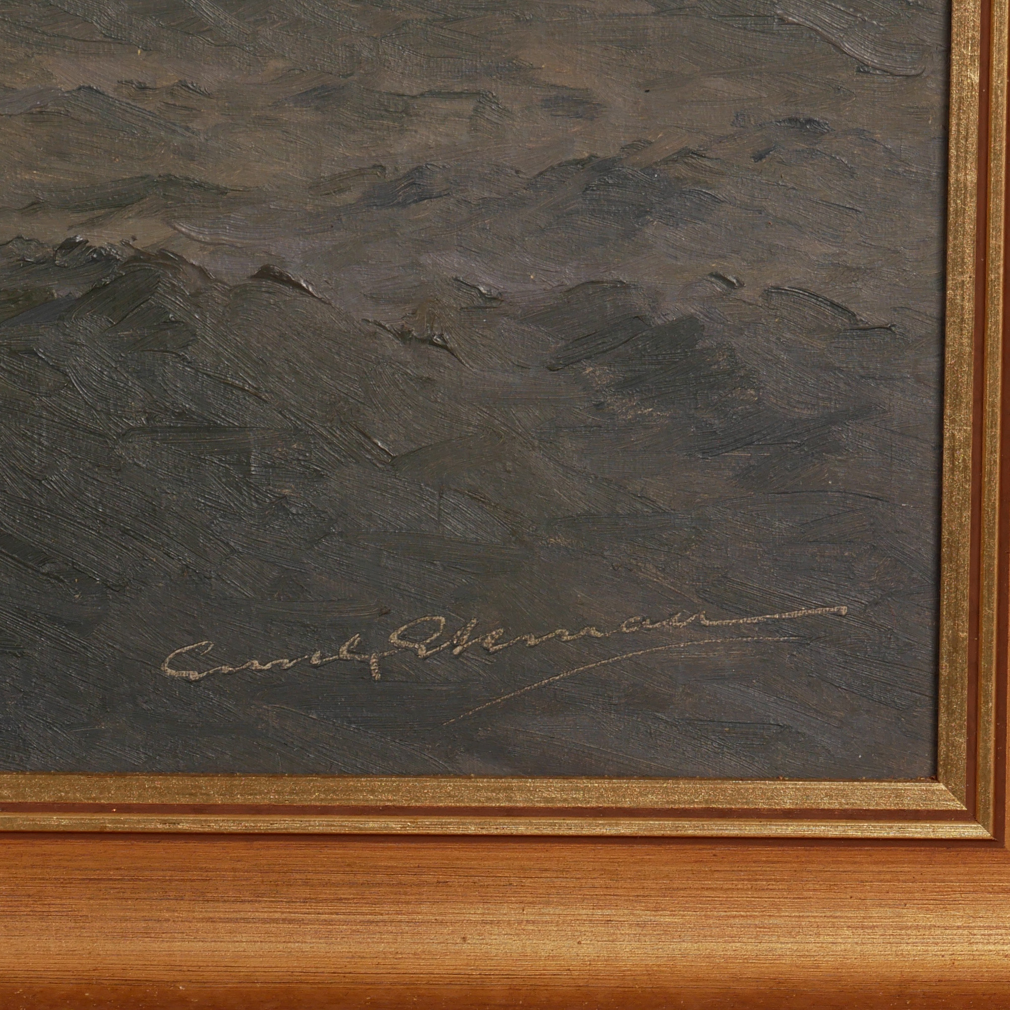 Images for 4742144. EMIL EKMAN. Marine motif, oil on canvas, with original receipt, signed Emil ...
