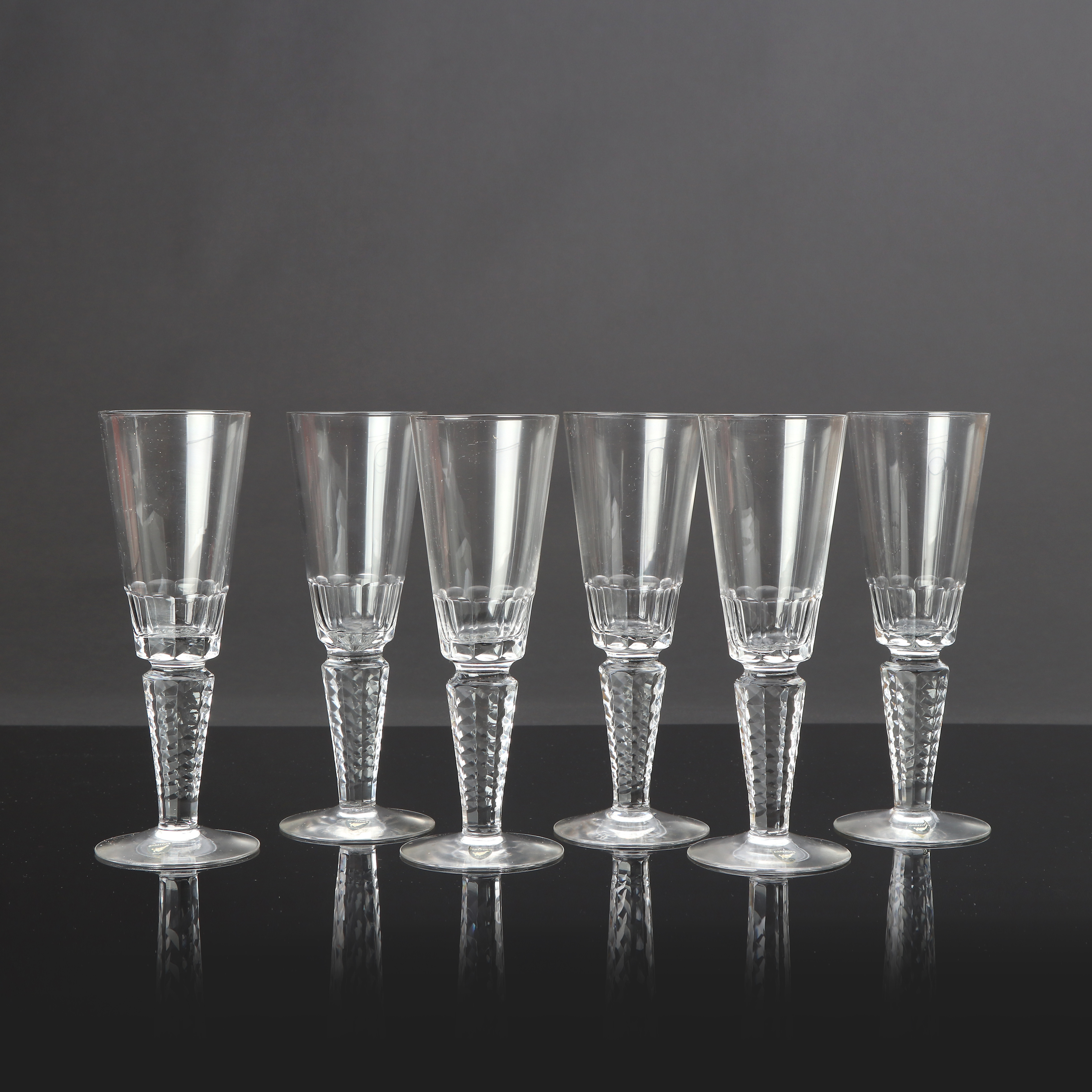 Images for 4744379. ORREFORS, GLASS, SIX PCS. With sharpened foot. In ...