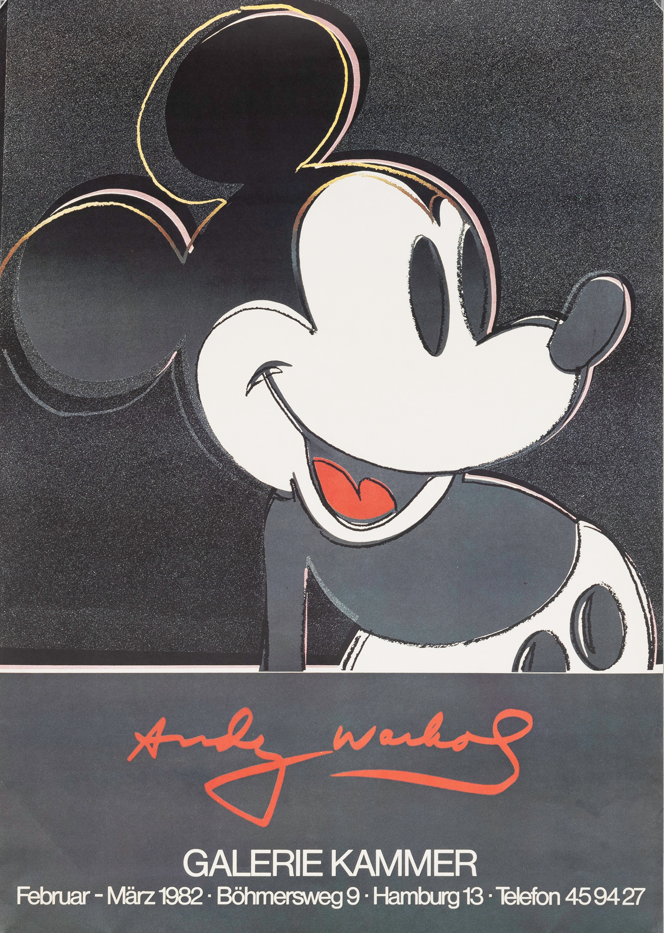 Bilder för 4751316. ANDY WARHOL.efter, Utställningsaffisch, 1982, Galerie Kammer, Hamburg ...