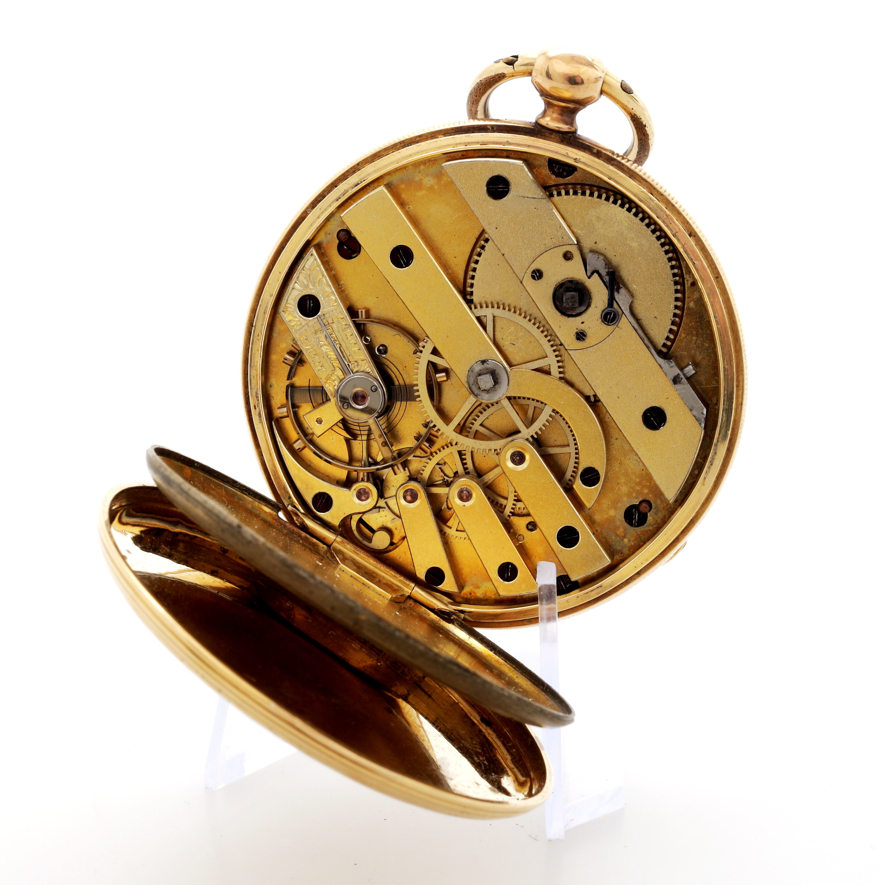 Images for 4752310. POCKET WATCH, outer case gold 18k, key chain, total ...