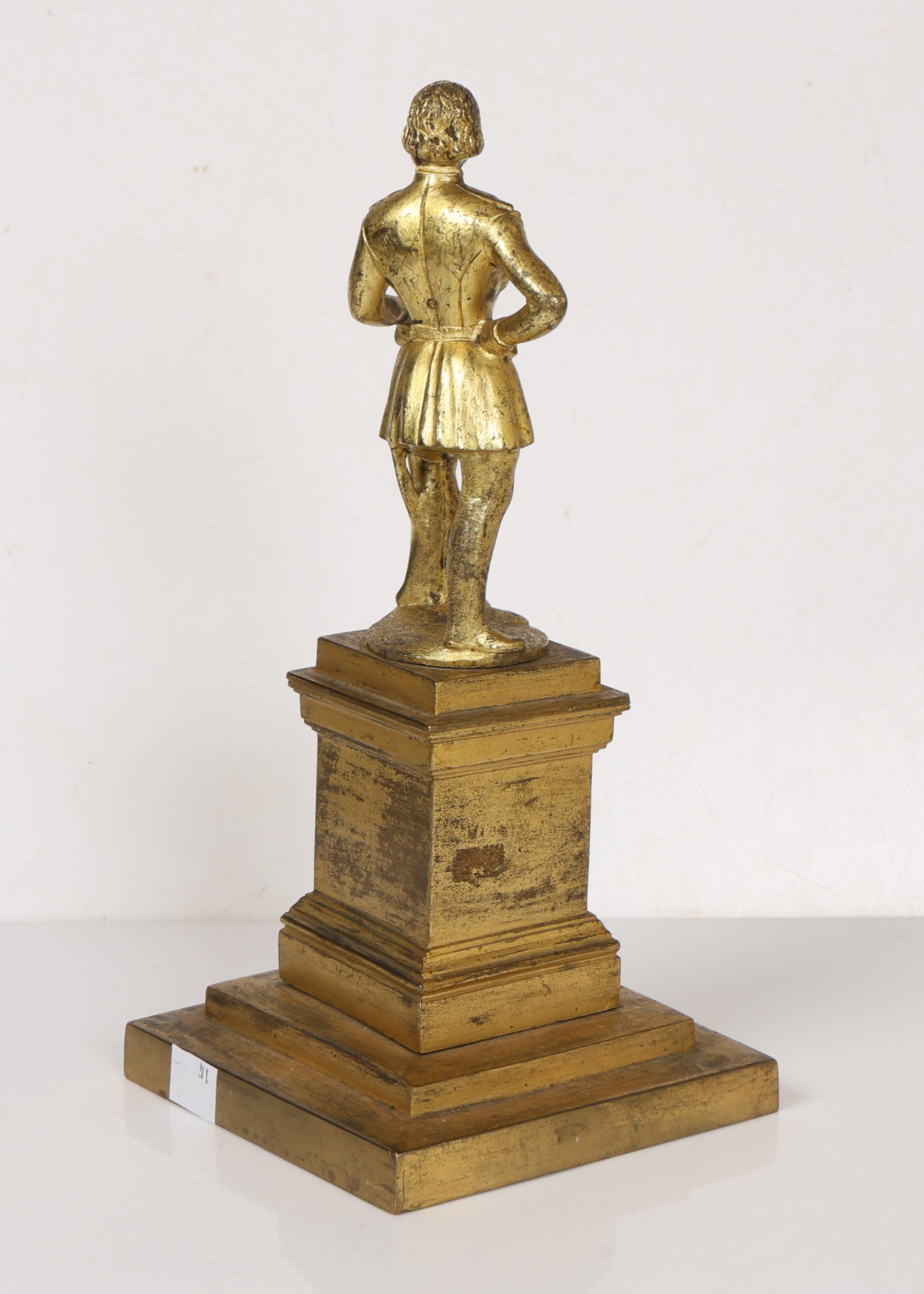 Images for 4755575. A LATE 19TH CENTURY GILT METAL STUDY OF A SOLIDER ...
