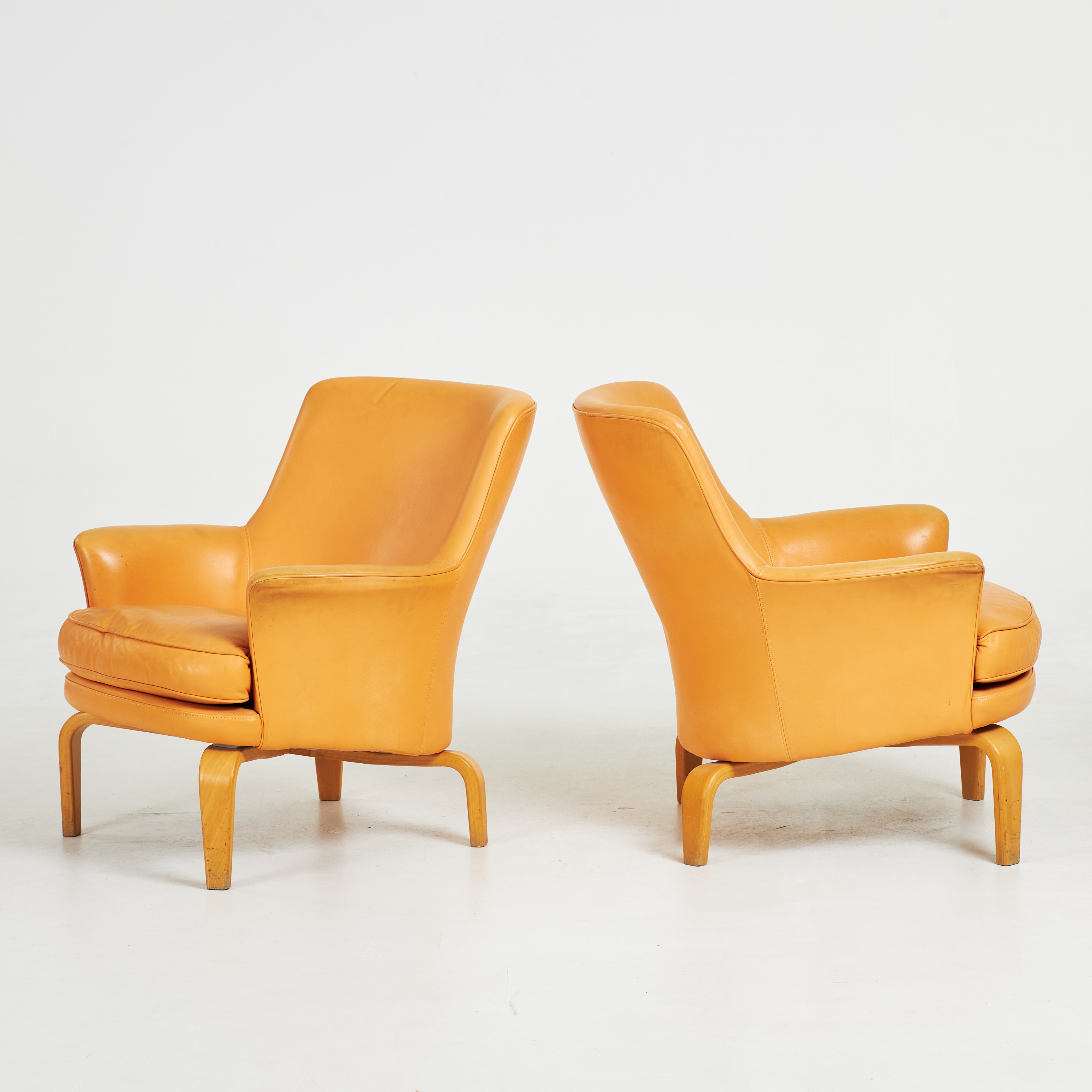 Images for 4759644. ARNE NORELL. A pair of “Pilot” armchairs, Norell ...