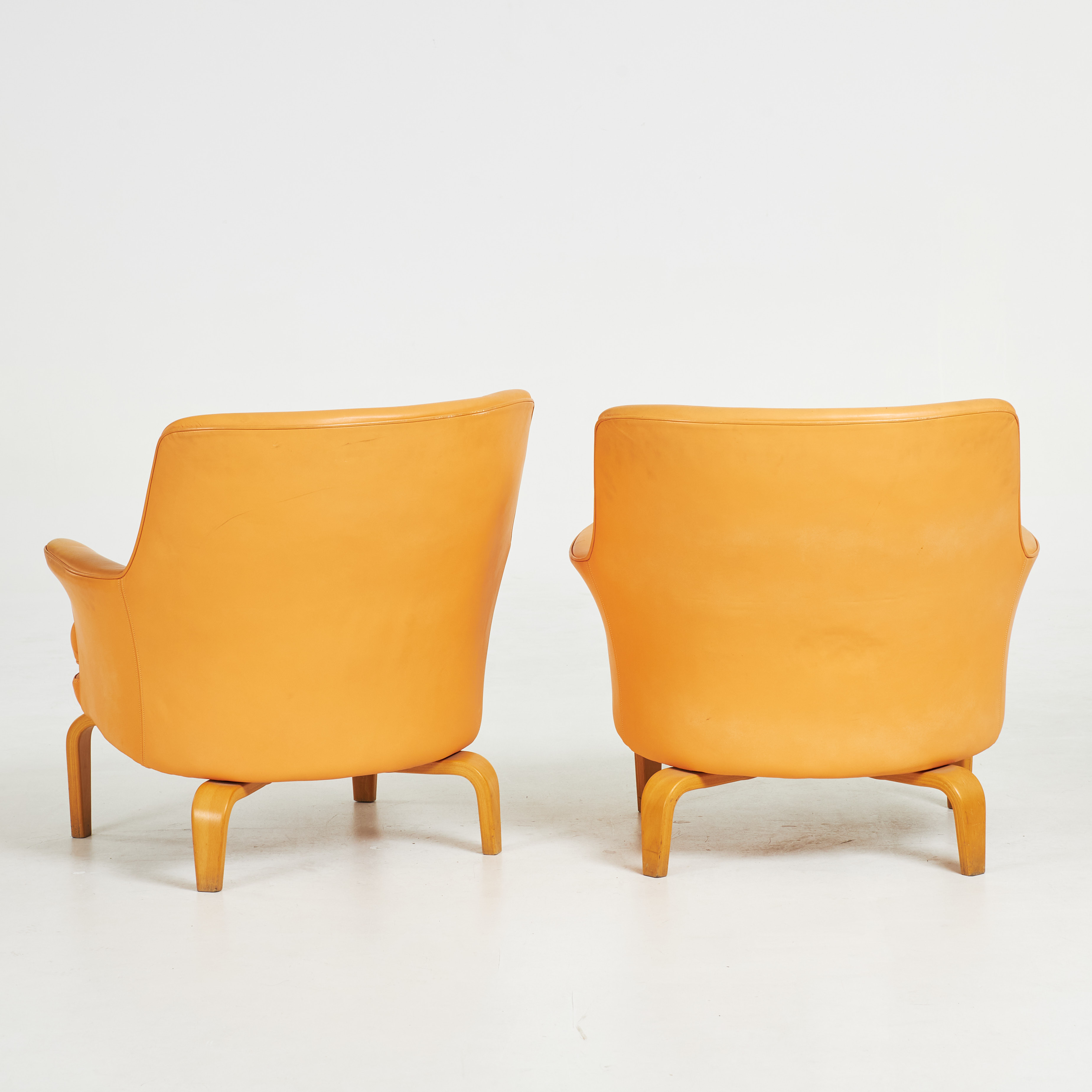 Images for 4759644. ARNE NORELL. A pair of “Pilot” armchairs, Norell ...