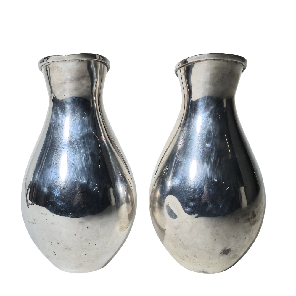 Images for 4760349. PAIR OF SILVER WATER JUGS WITH JENSEN PUNCH, 20TH ...
