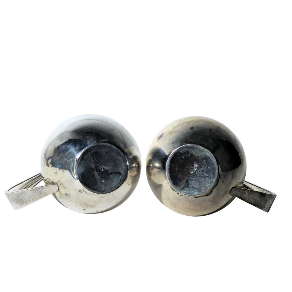 Images for 4760349. PAIR OF SILVER WATER JUGS WITH JENSEN PUNCH, 20TH ...