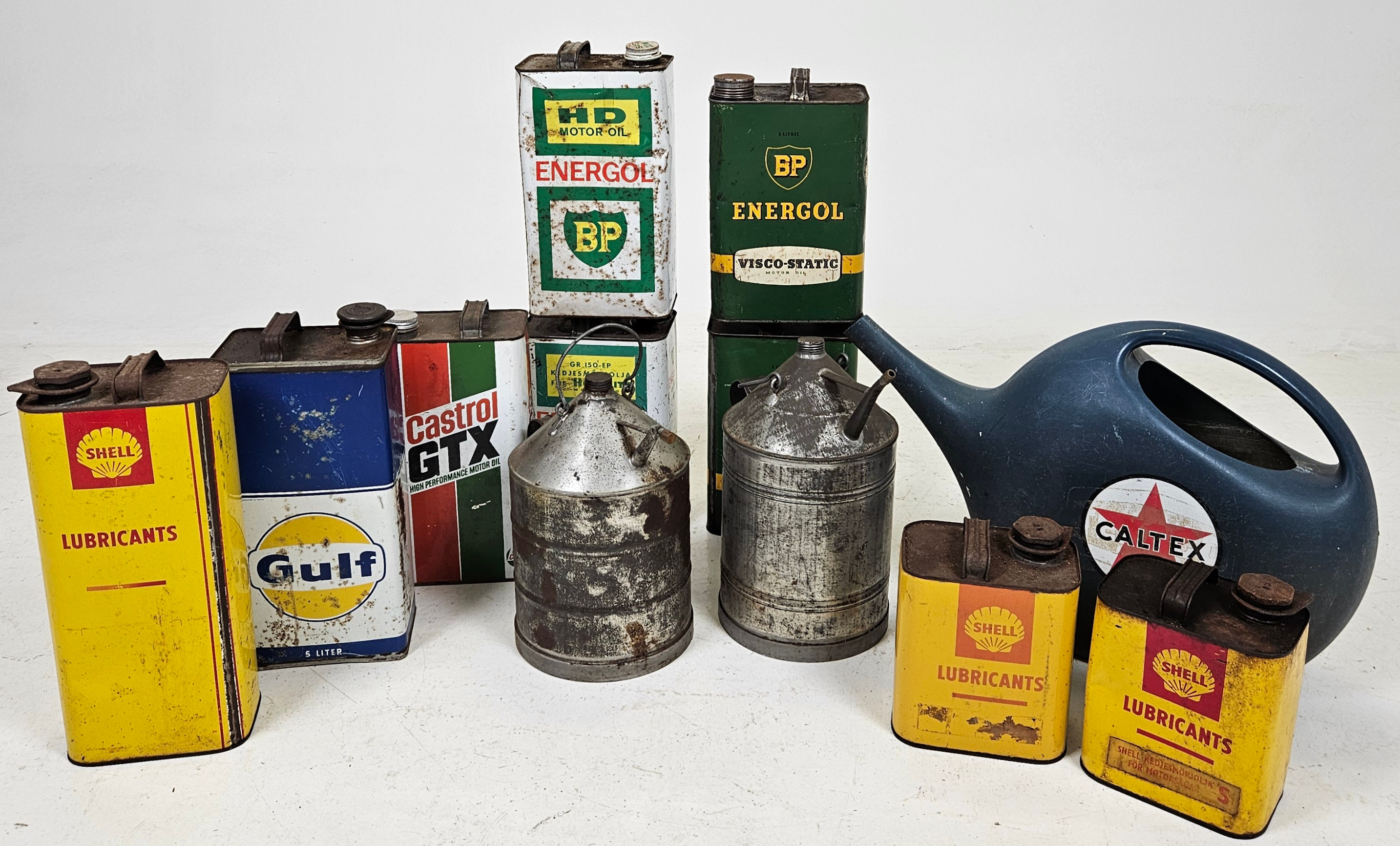 Images for 4761074. LOT OF OIL CANS AND PLASTIC JUGS, including BP ...