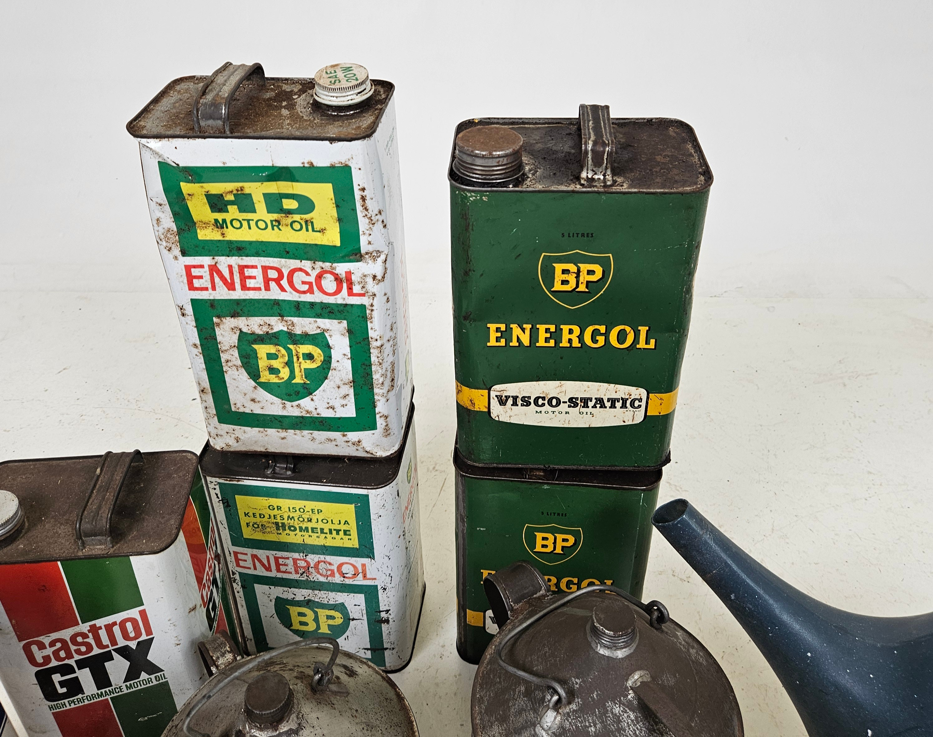 Images for 4761074. LOT OF OIL CANS AND PLASTIC JUGS, including BP ...