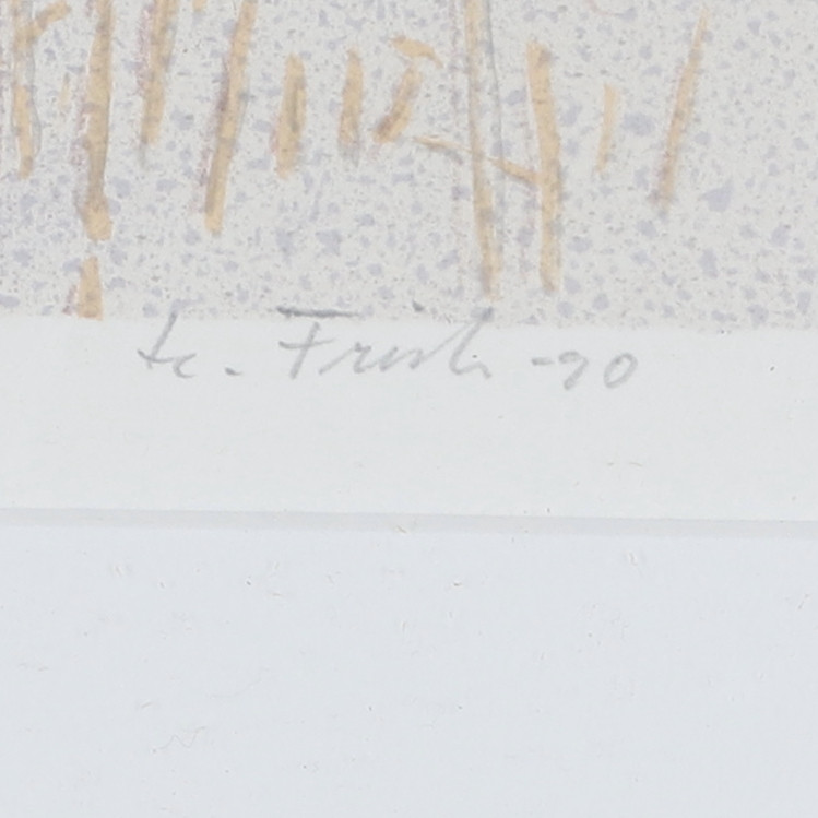 Images for 4764706. LENNART FRISK. Lithograph in colours, fox in winter ...