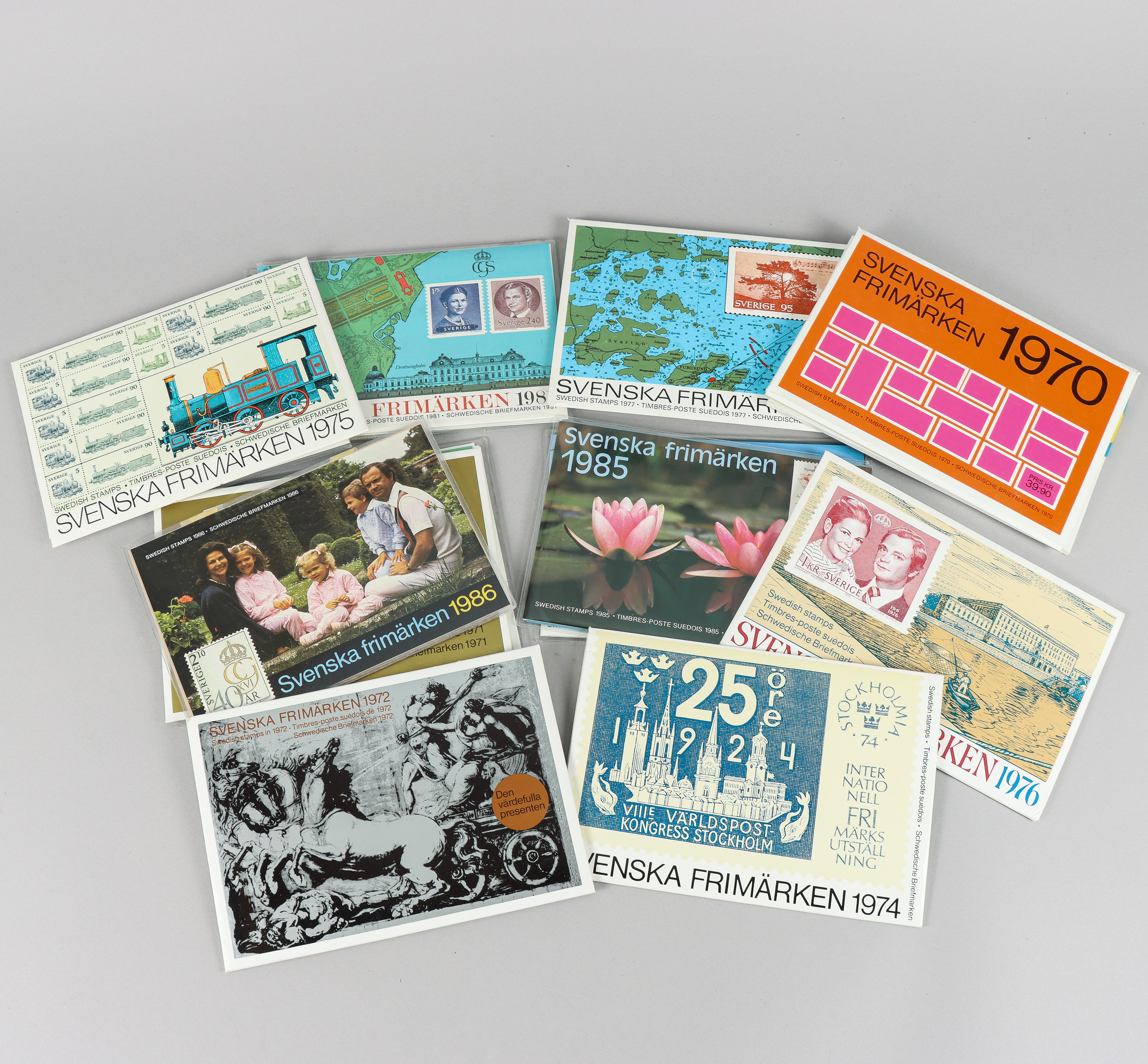 ANNUAL RATES Swedish stamps. Coins, Medals & Stamps - Stamps - Auctionet