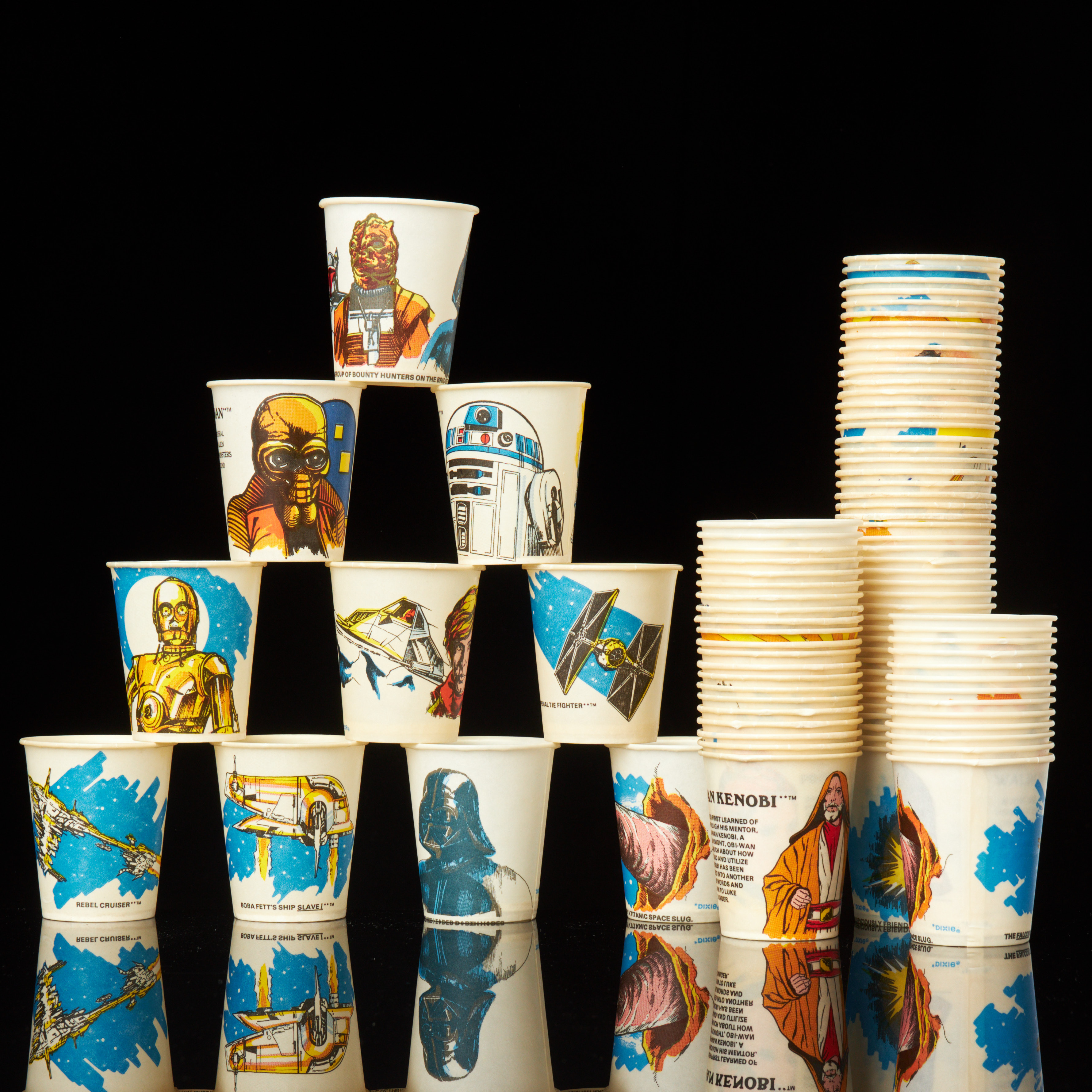 Images for 4769590. A set of 89 dixie cups, waxed paper, mixed motifs ...