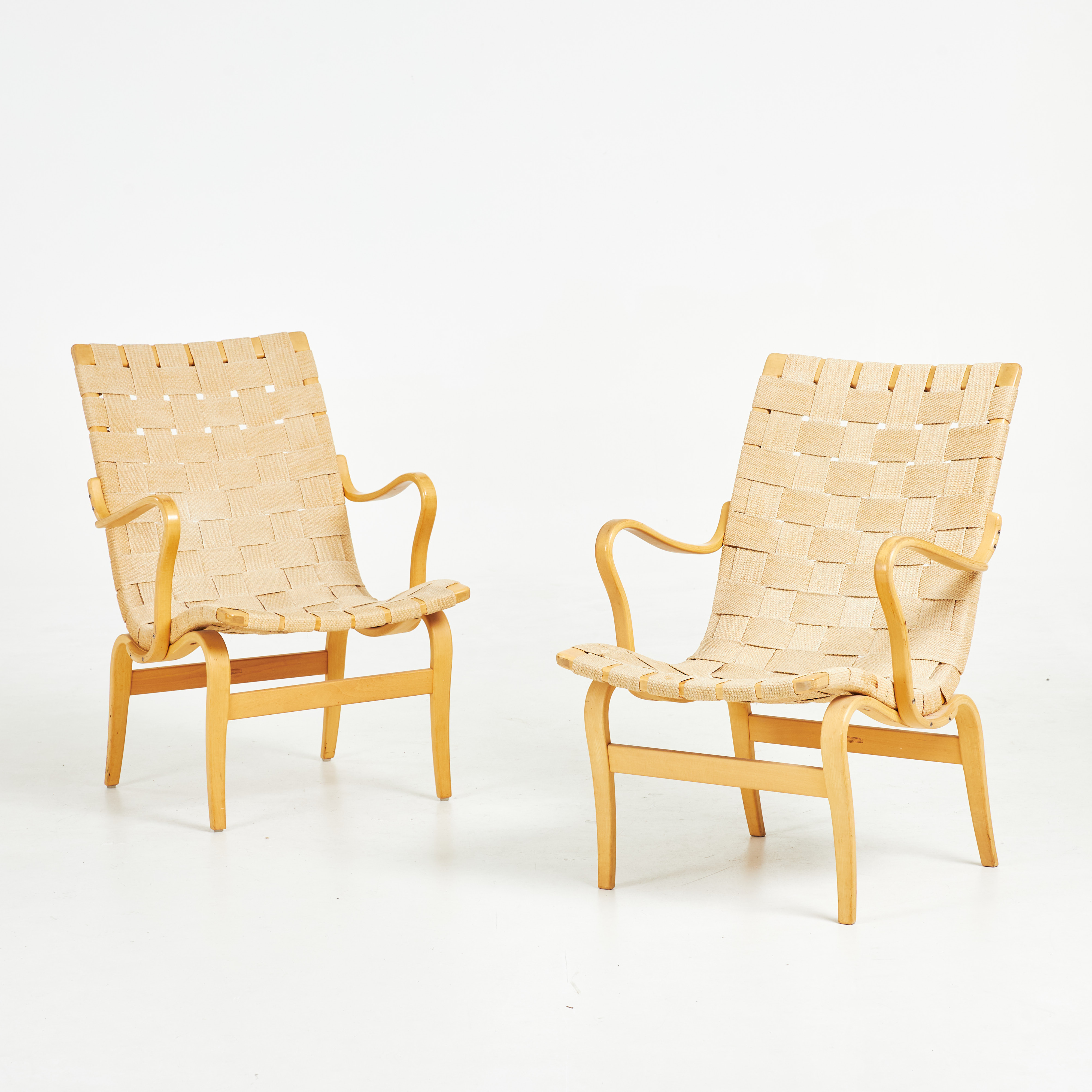 Images for 4776979. BRUNO MATHSSON. armchairs, 1 pair, “Eva”, Firma ...