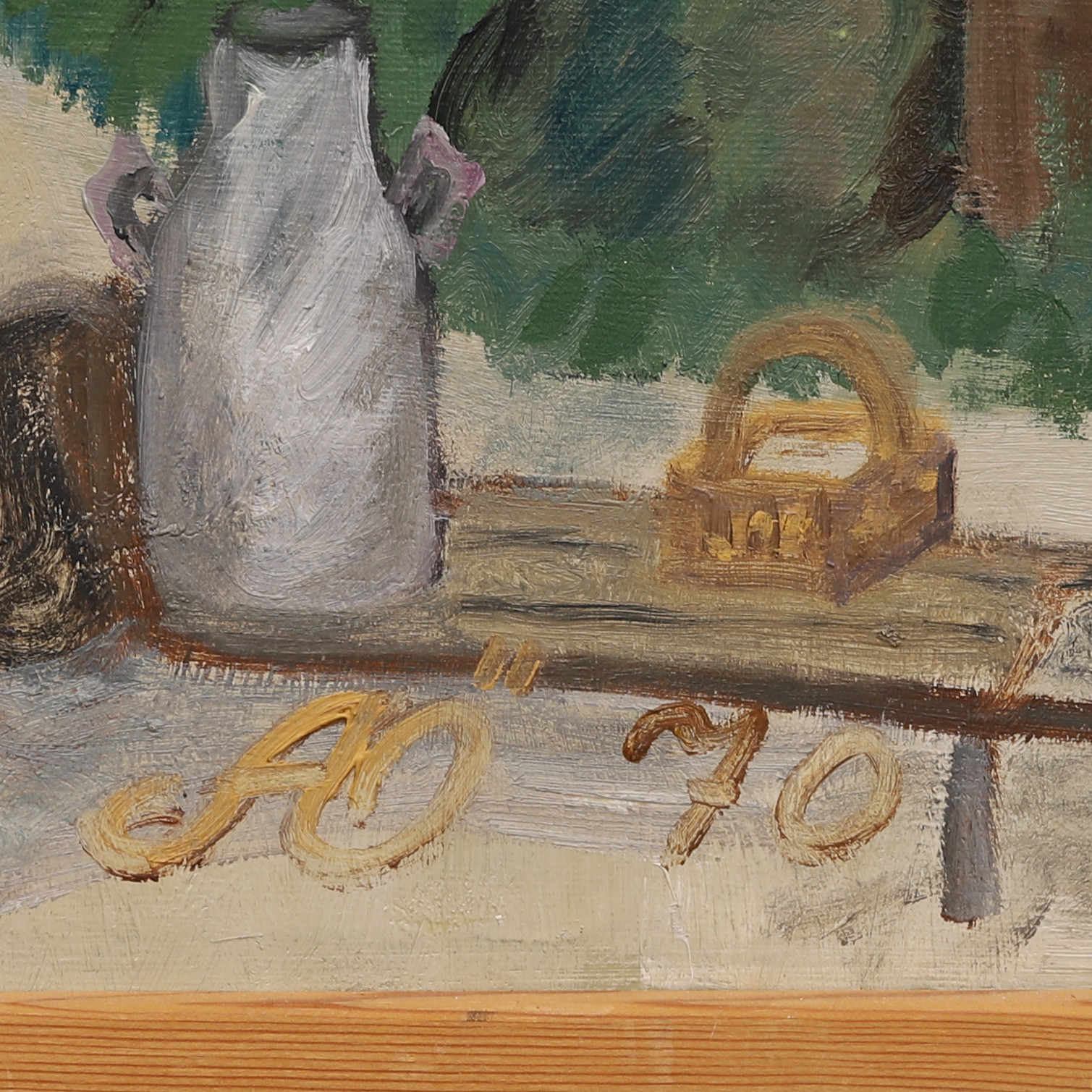 Images for 4782064. ALMA ÖHRSTRÖM. Scene at Skånegård, oil on canvas ...