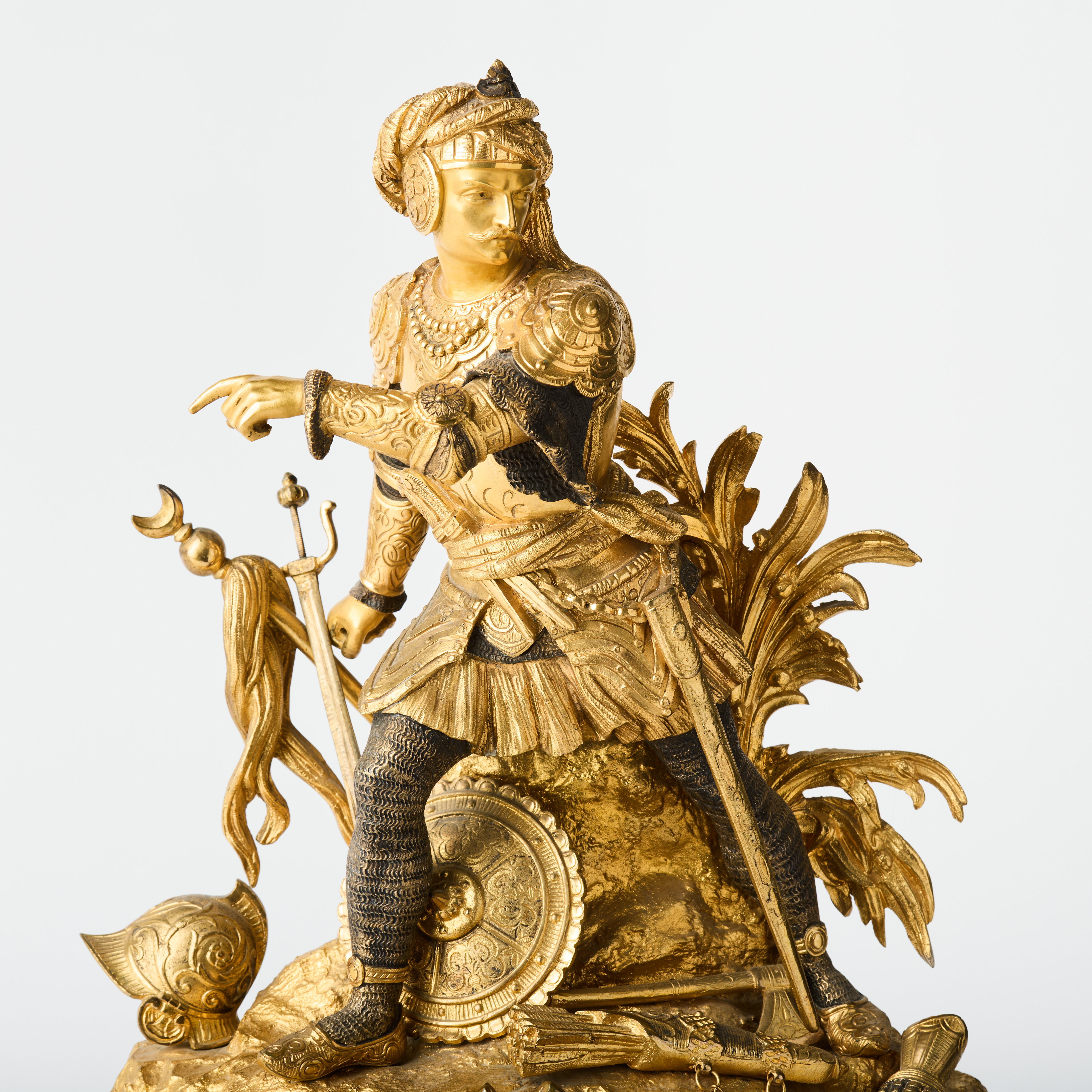 Bilder för 4784674. BORDSPENDYL, Paul Buhre, Ryssland, 1800-talets mitt ...