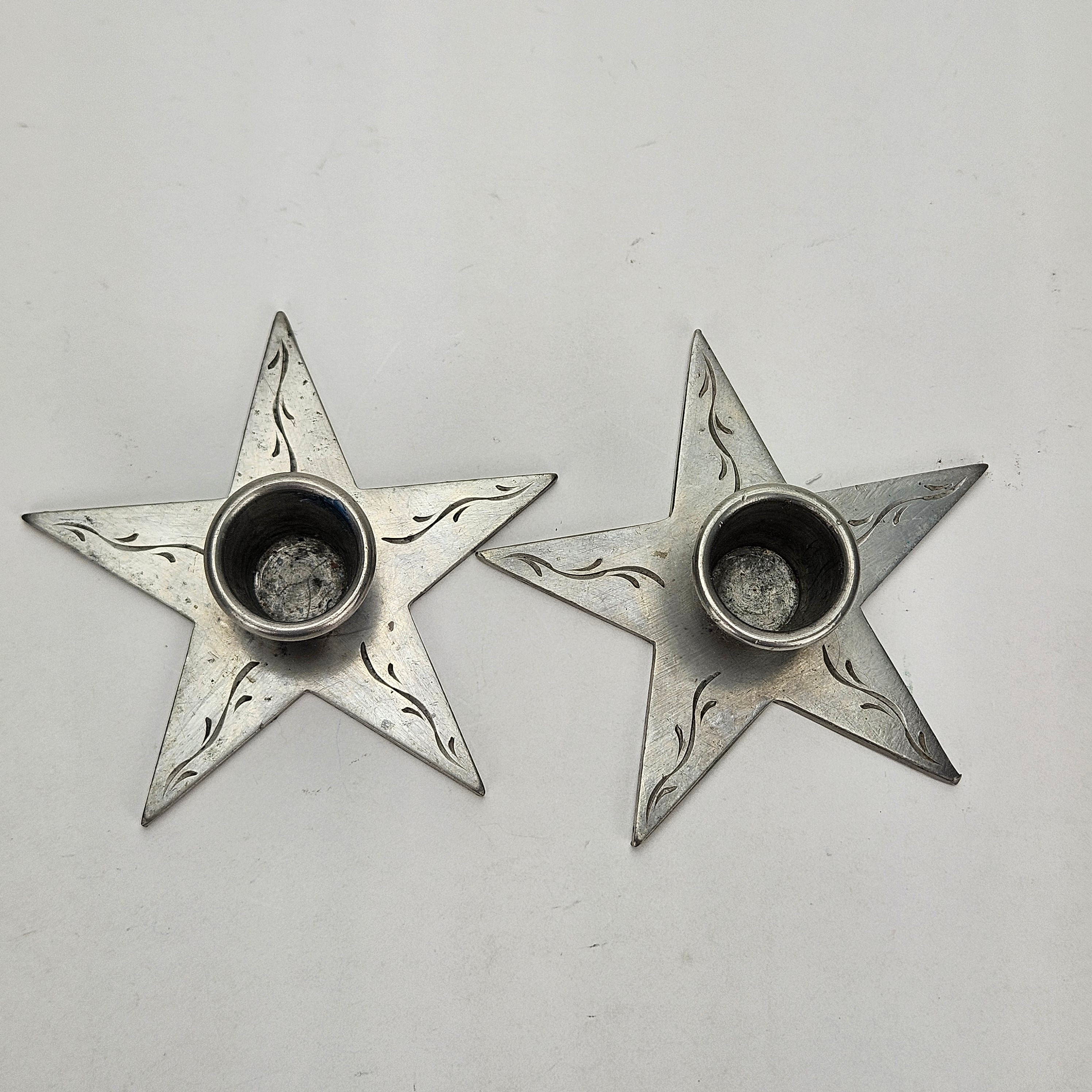 Bilder för 4785503. LJUSSTAKAR, ett par, tenn, CG Hallberg, Stockholm ...