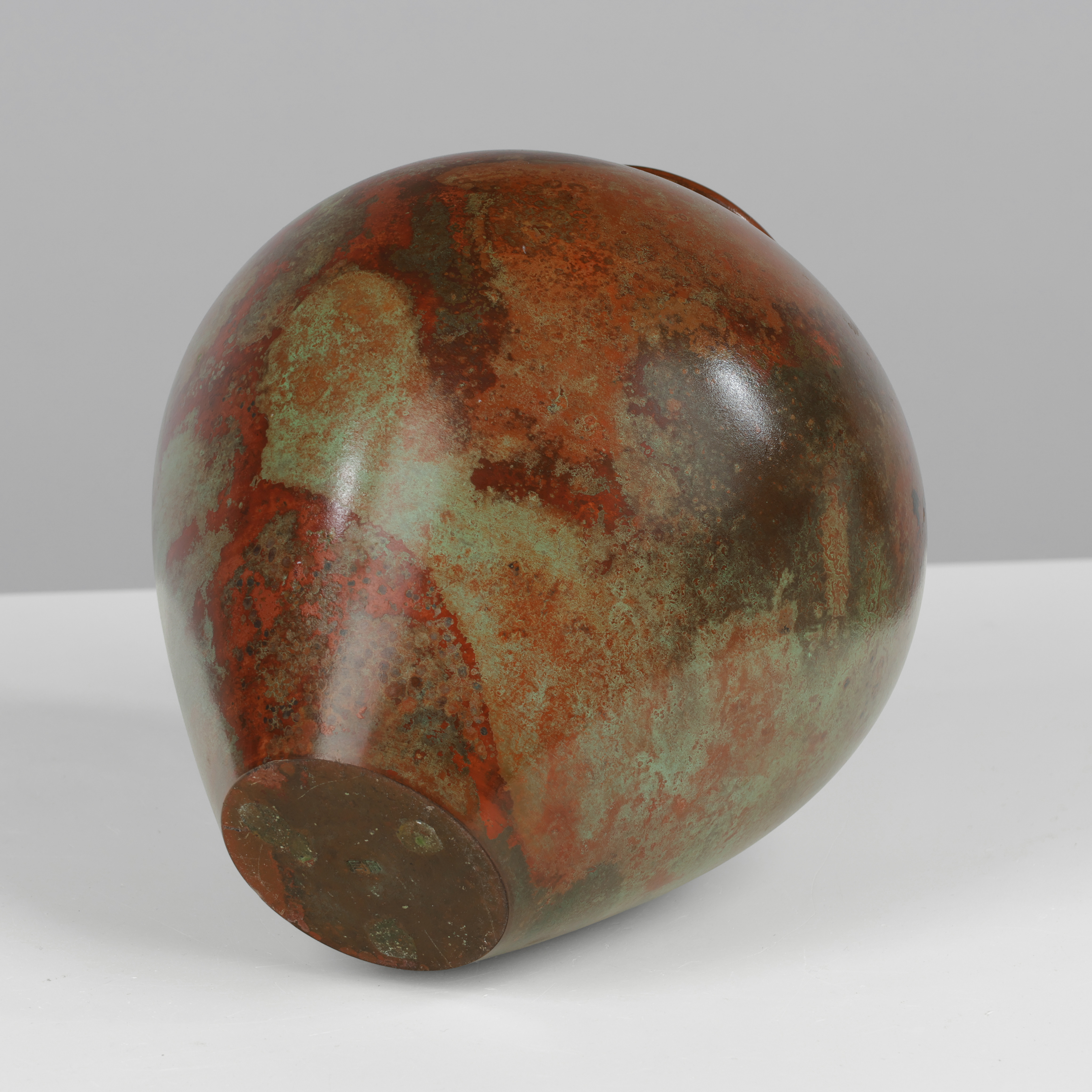 Images for 4788831. Japanese bronze vase patinated in greenish and ...