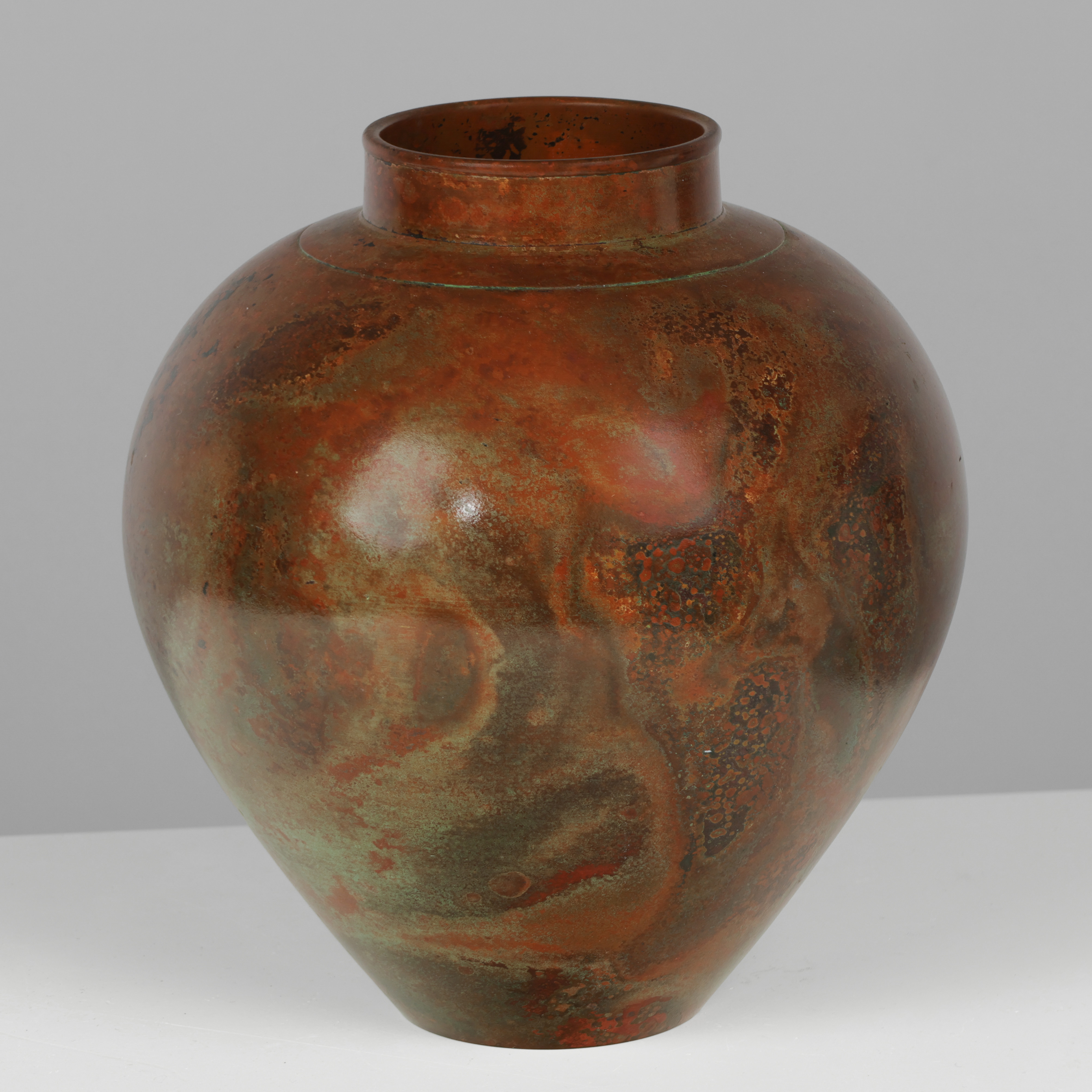 Images for 4788831. Japanese bronze vase patinated in greenish and ...