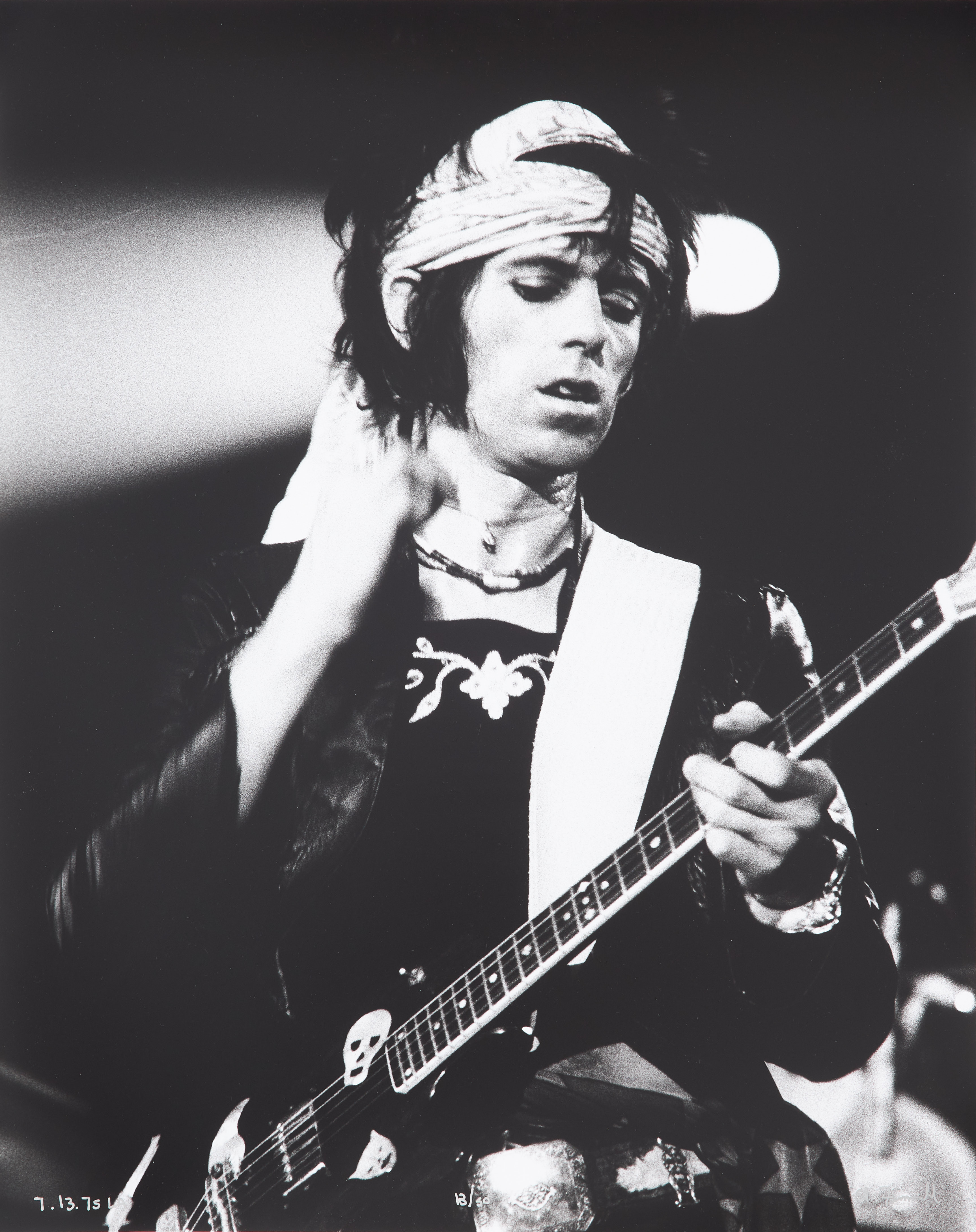 ED FINNELL (US/Sweden, born 1956): Keith Richards, Rolling Stones ...