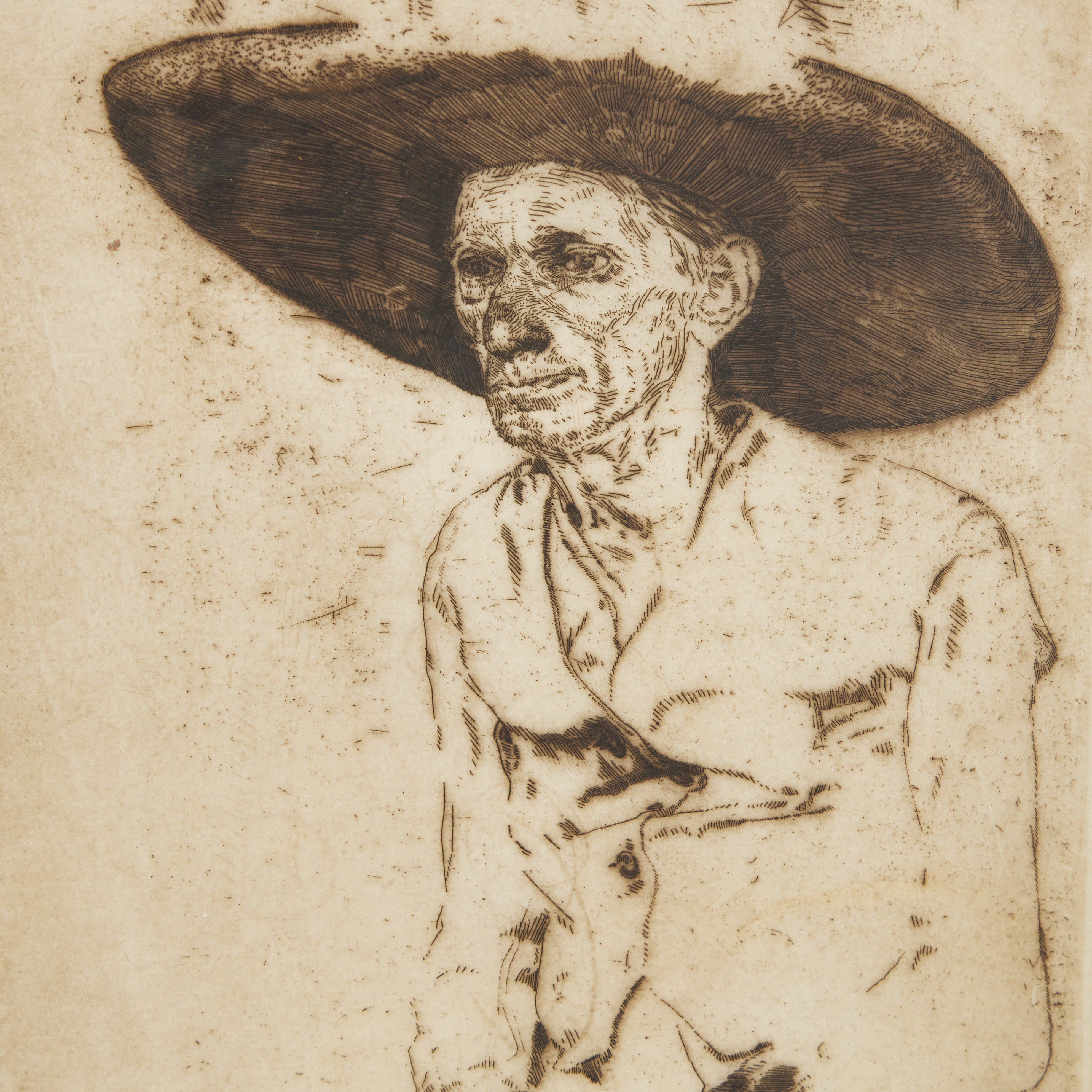 Images for 4793924. LOTTE LASERSTEIN. Portrait of two men in hat ...