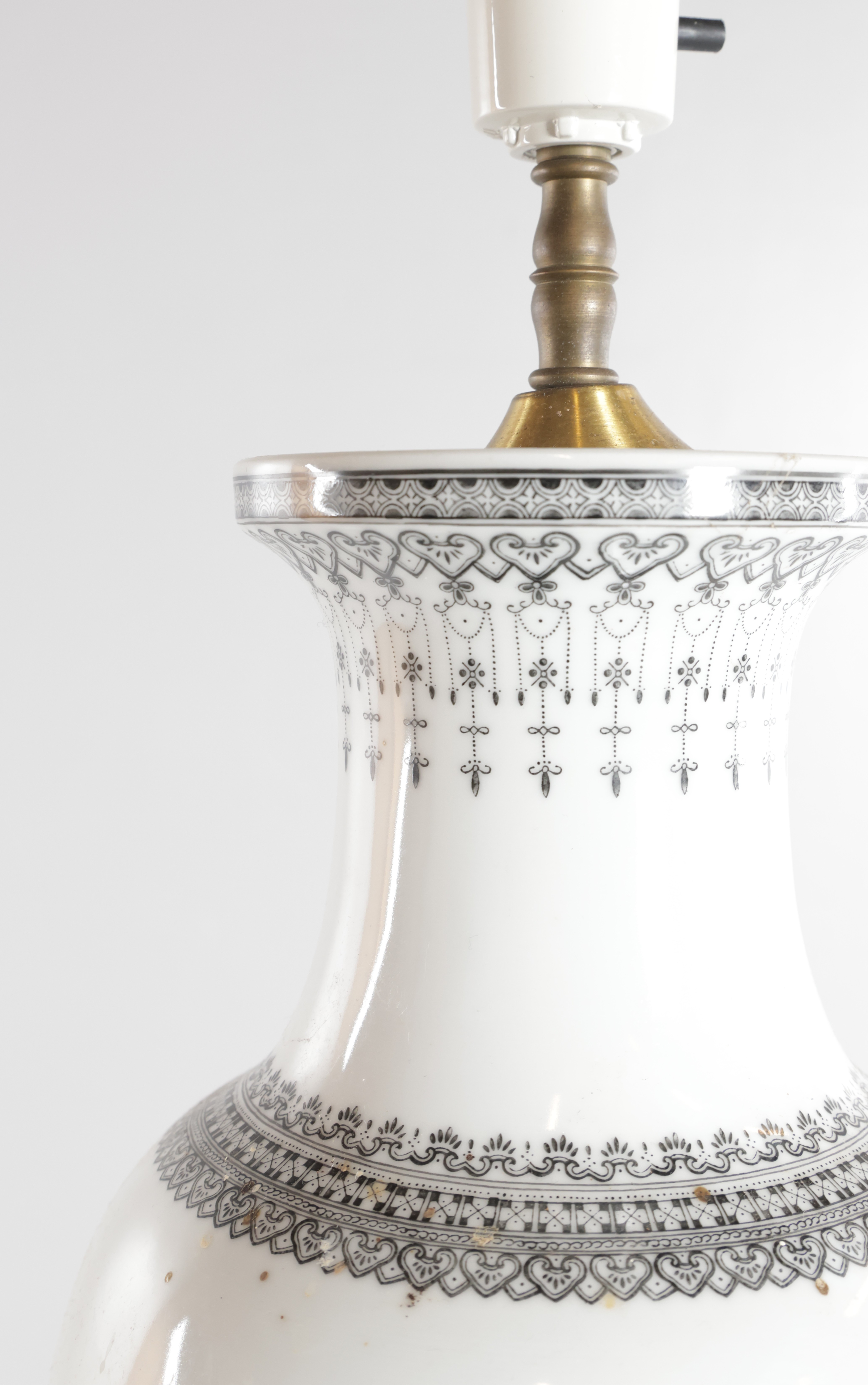 Images for 4794967. Chinese porcelain table lamp, decorated with ...