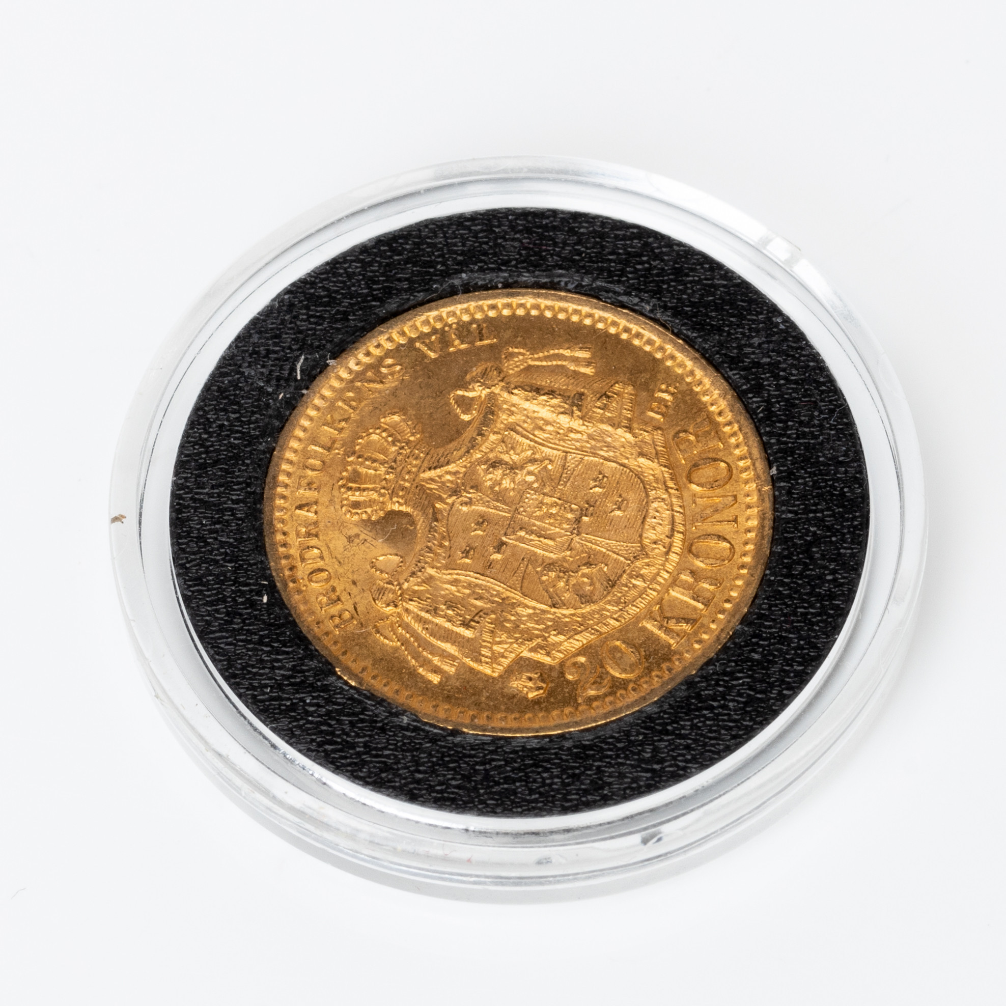 Images for 4796584. A coin, 20 kronor, gold 21.6 K, Oscar II, Sweden ...