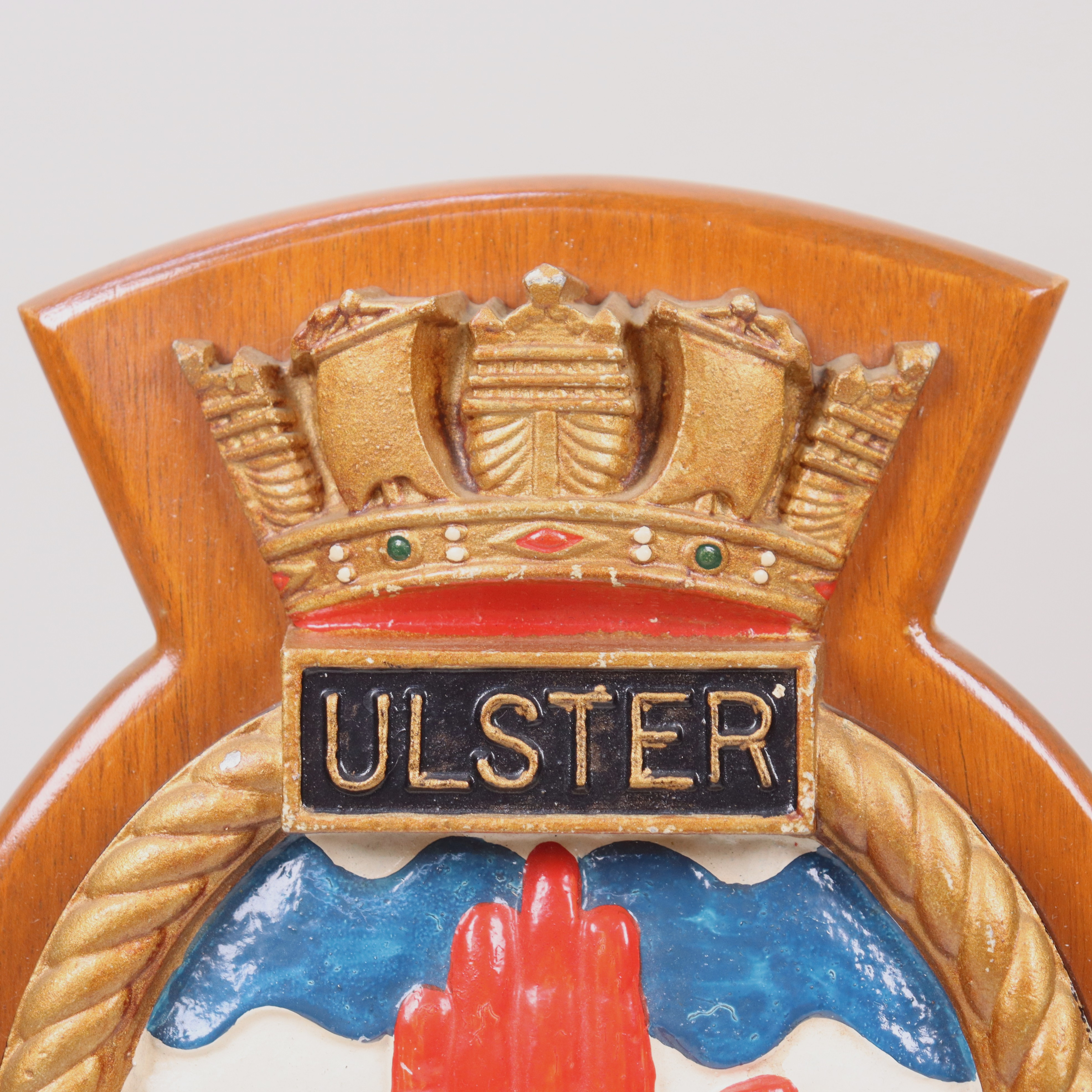 Images for 4799295. WALL PLAQUE, HMS Ulster (R83), cold painted gun ...