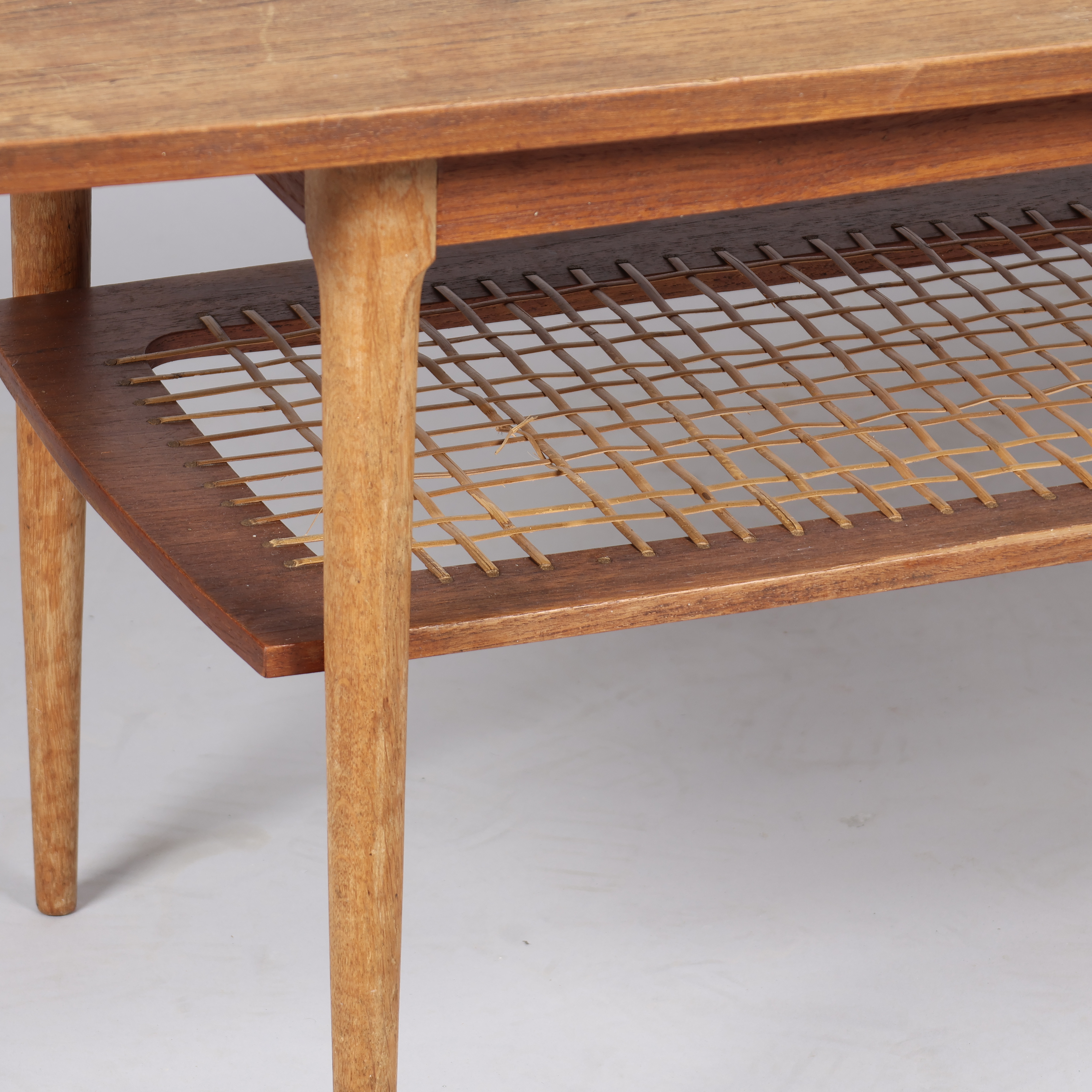 Images for 4803162. Coffee table made of teak and oak with shelf of ...