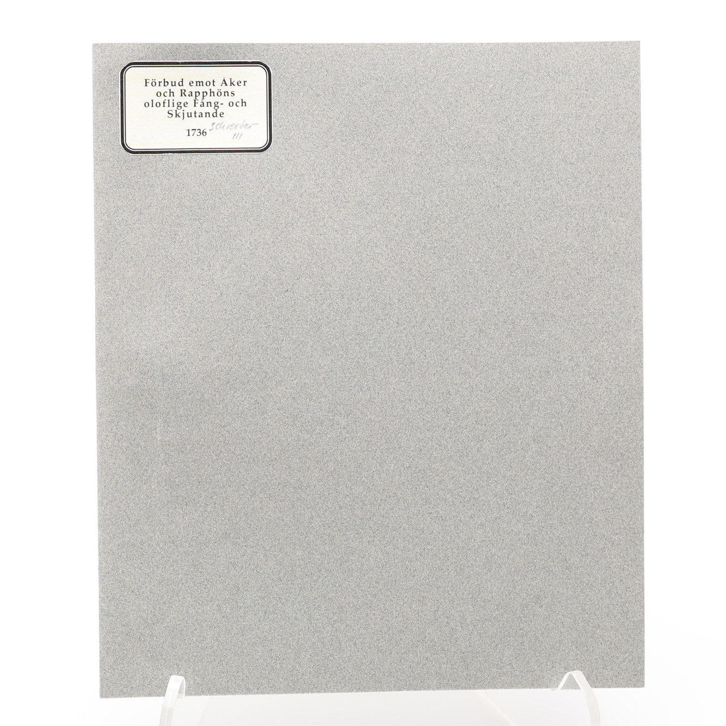 Images for 4804956. HUNTING. KONGL MAY:TZ FURTHER BAN ON THE UNFRIENDLY ...