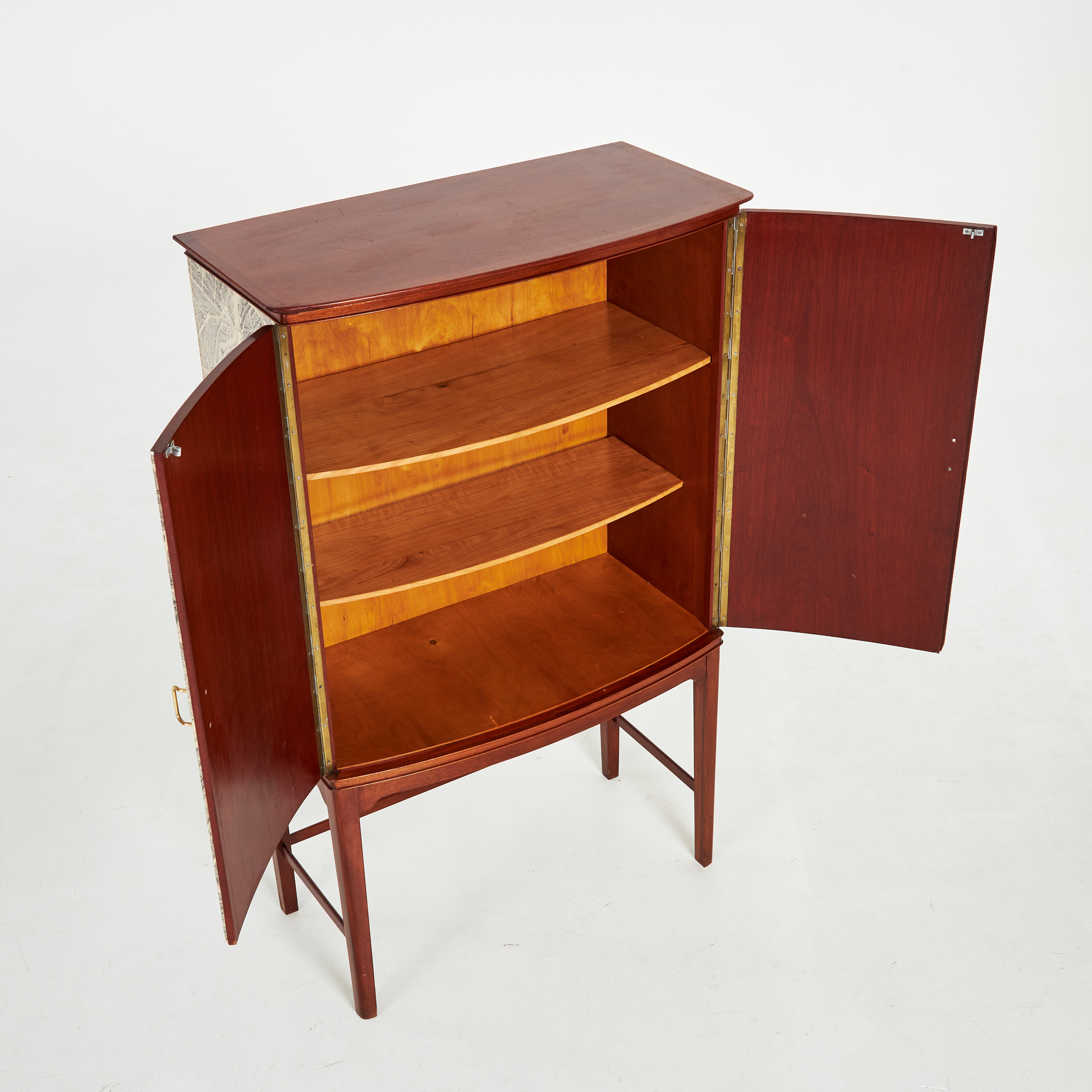 Images for 4806061. A mid 20th century cabinet, mahogany veneer, later ...