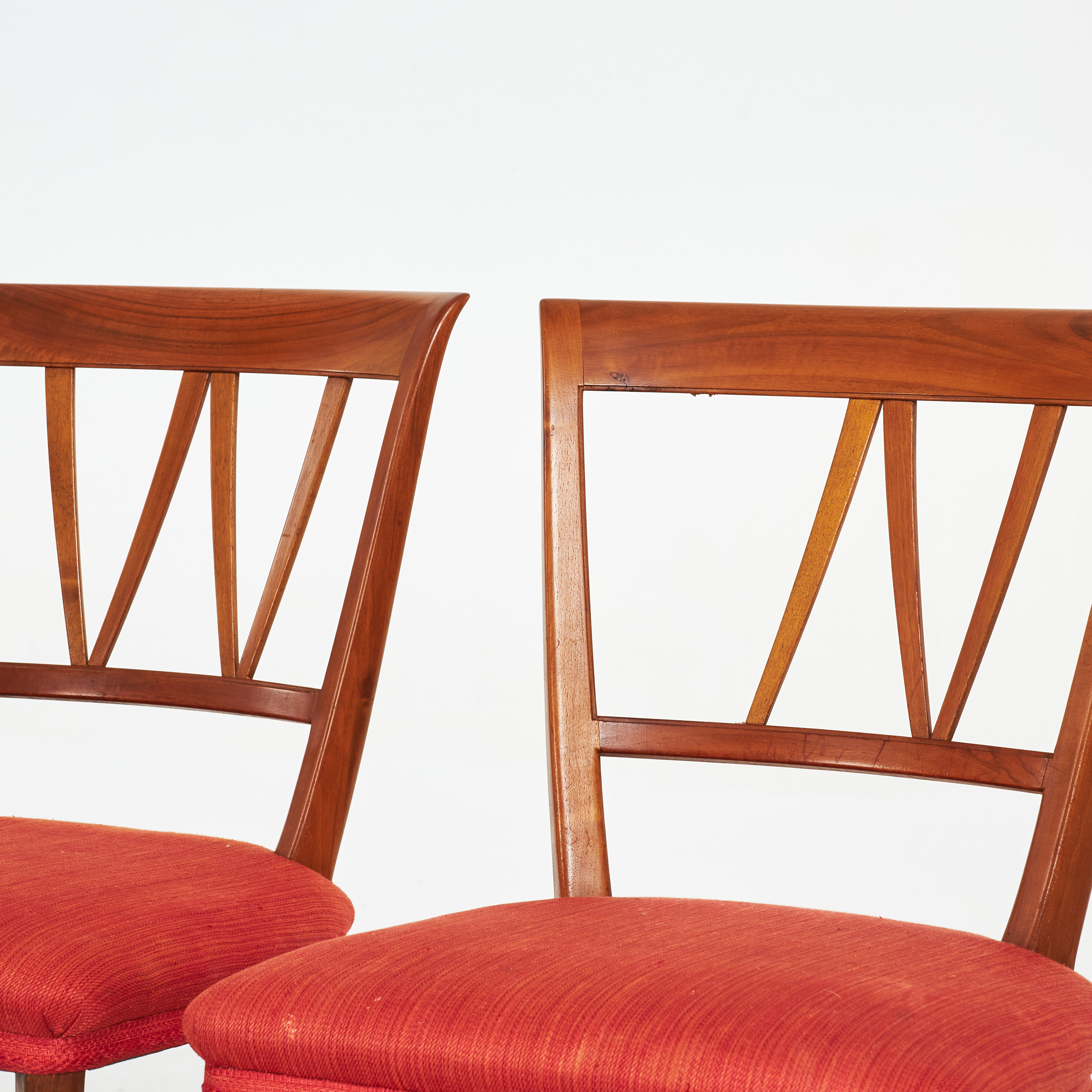 Images for 4813277. CARL MALMSTEN. “Pyramid”, 8 chairs, one armchair ...