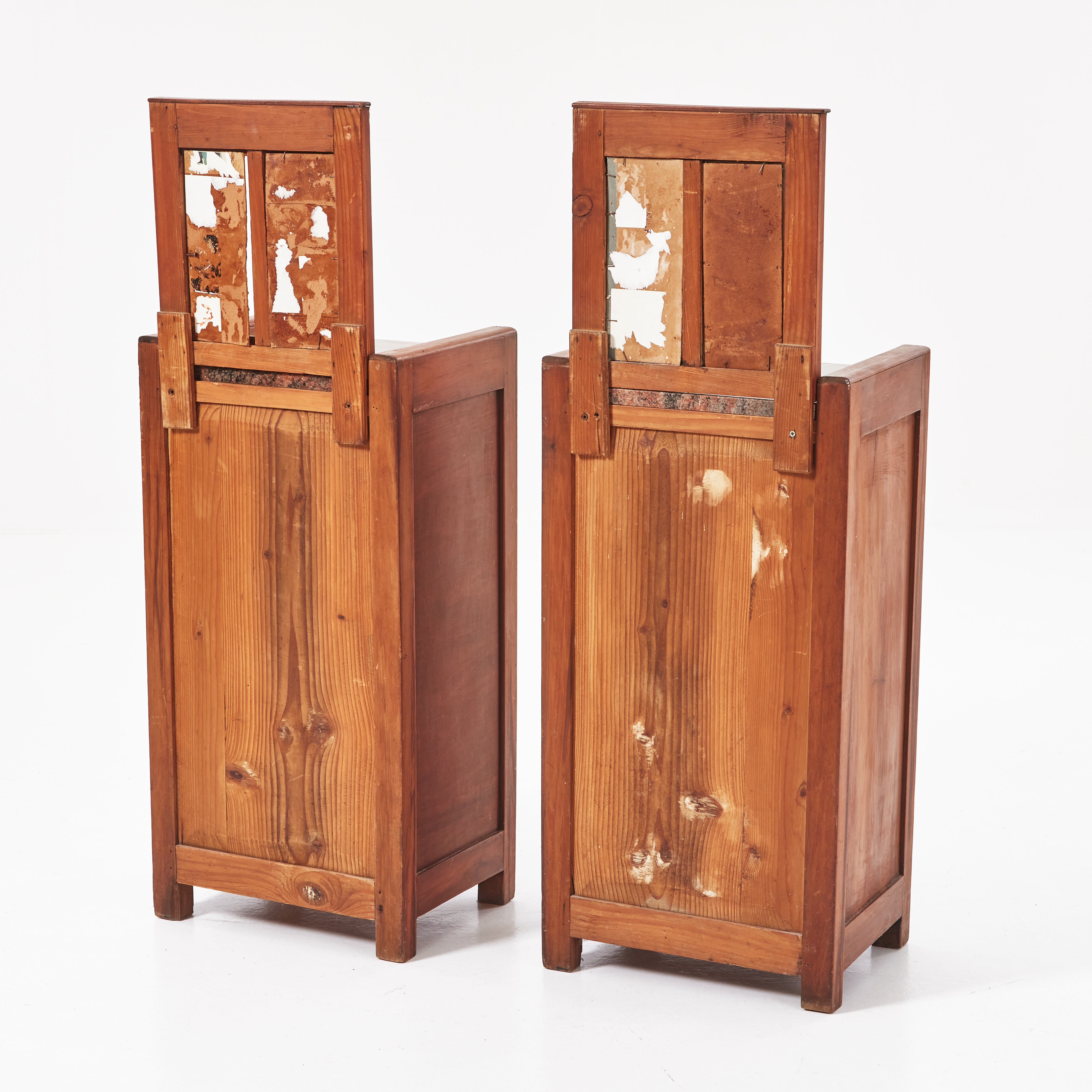 Images for 4815860. A pair of 20th century bedside tables, stone ...