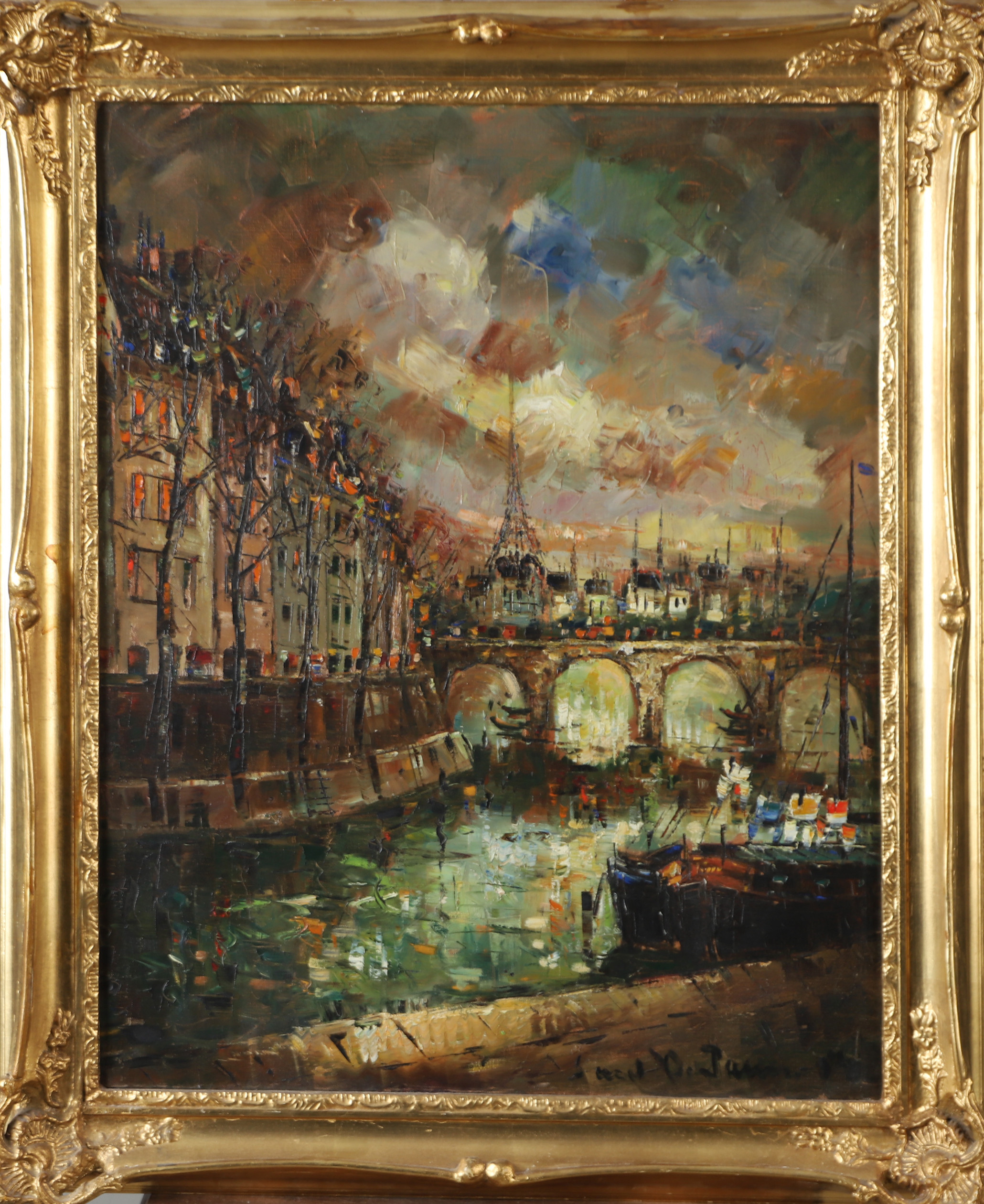 Images for 4816177. OIDENTIFIERAD KONSTNÄR. Paris motif, oil on canvas ...