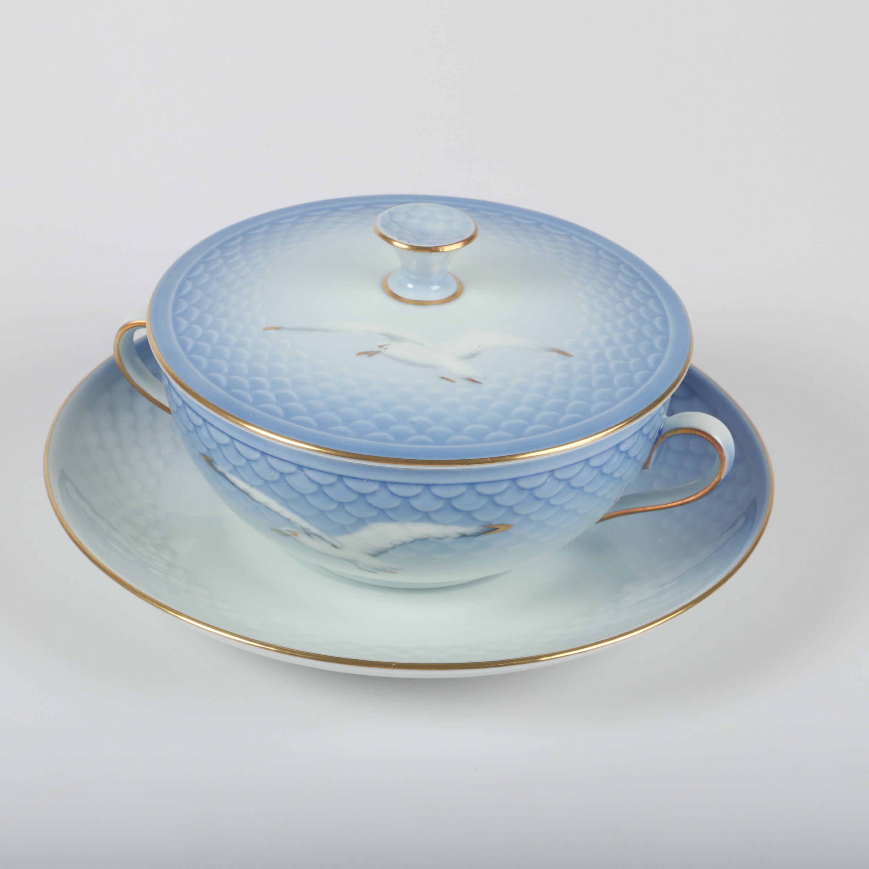 Images for 4820007. A 25-piece “Seagull” broth cups with saucers, Bing ...