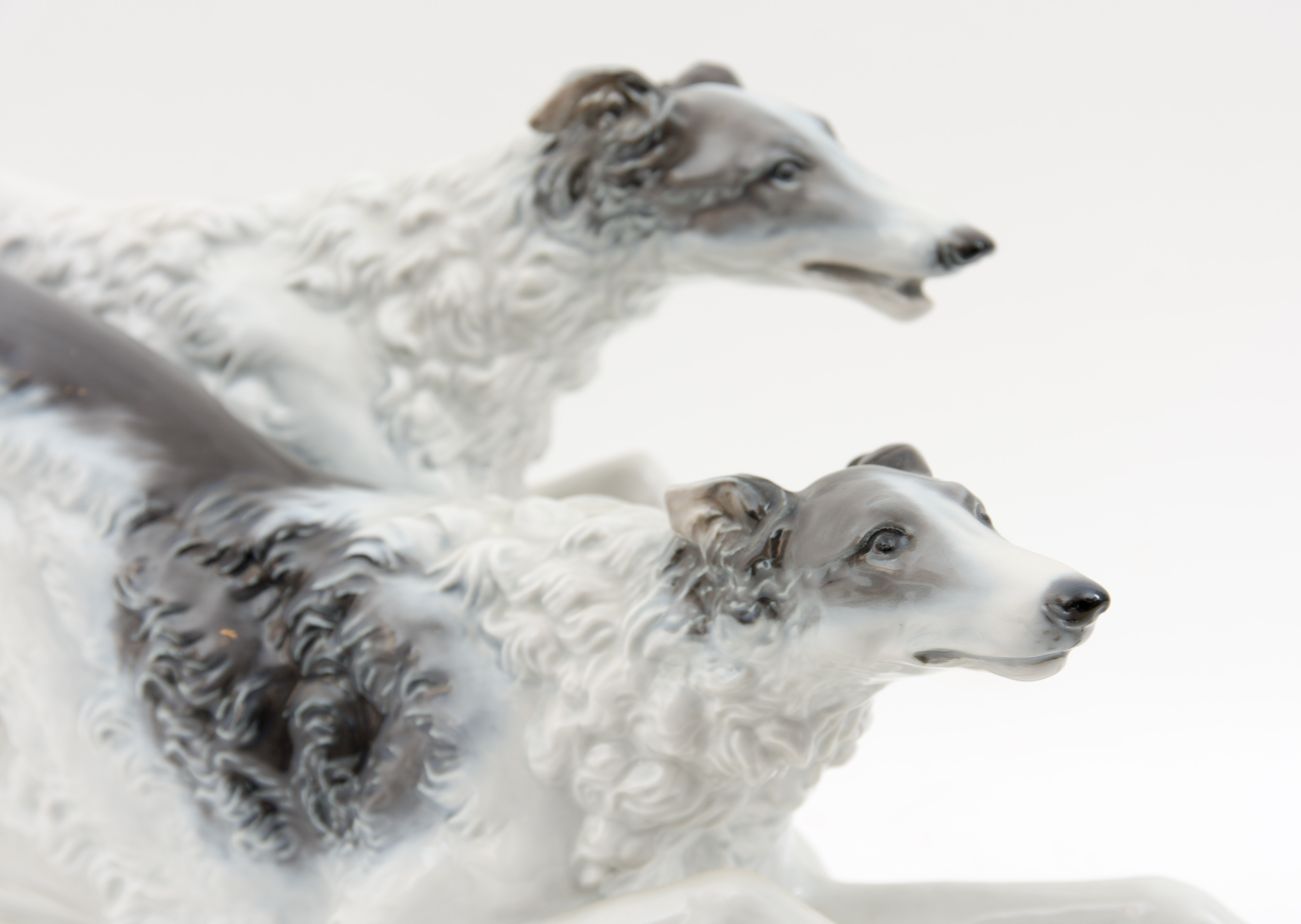 Images for 482078. ROSENTHAL. "Jumping greyhound borzoi", hand-painted ...