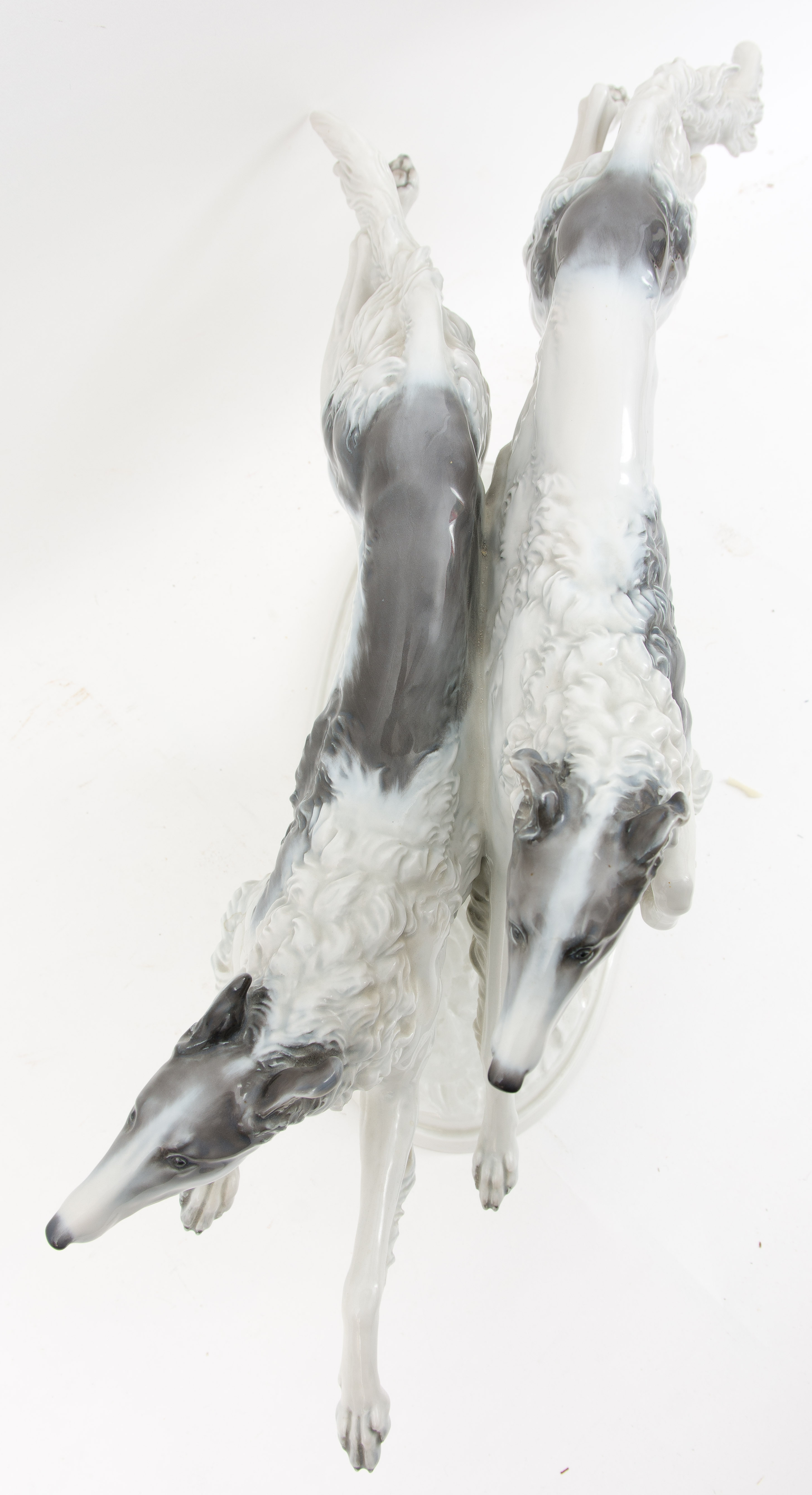 Images for 482078. ROSENTHAL. "Jumping greyhound borzoi", hand-painted ...