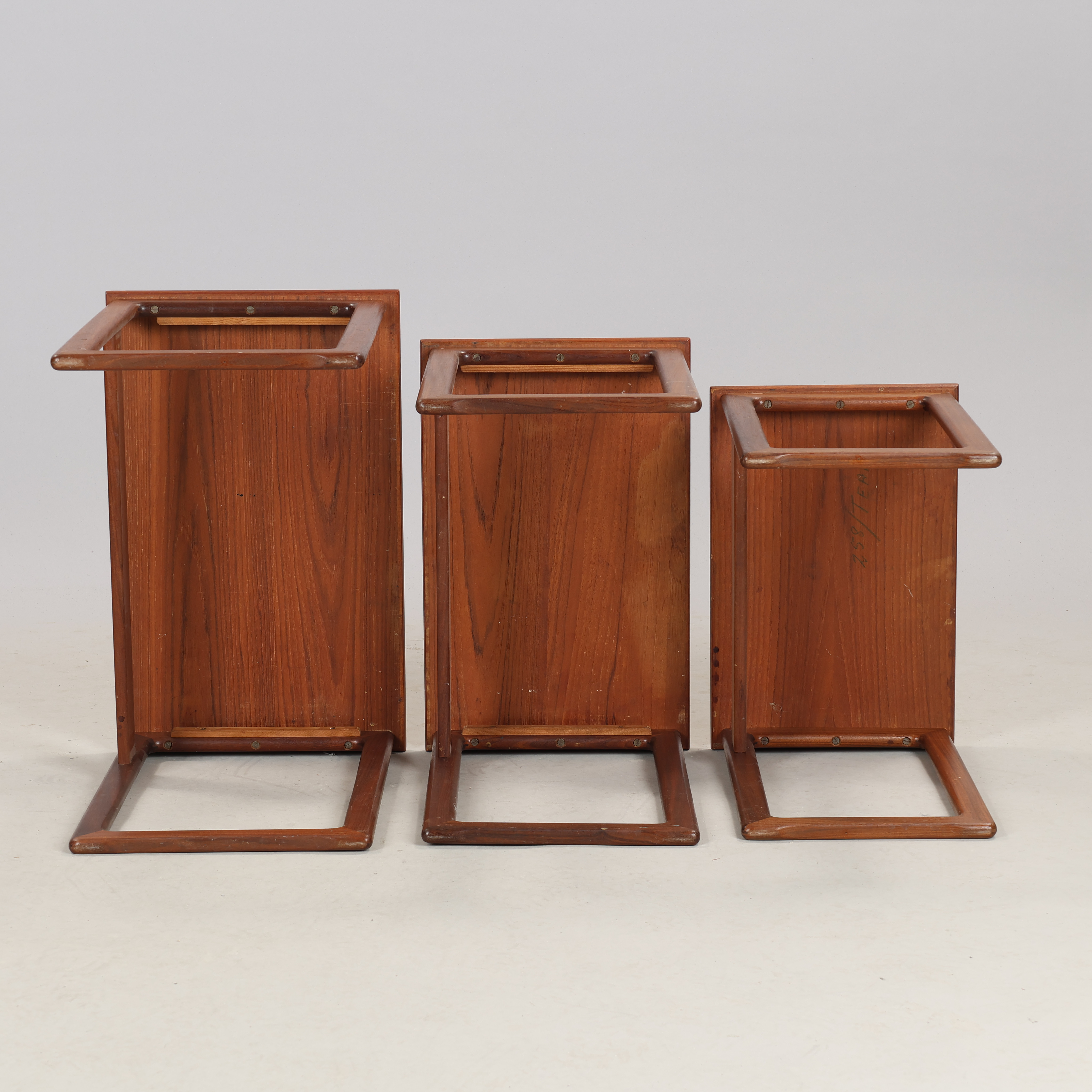 Images for 4822014. DANISH FURNITURE DESIGN. A set of teak deposit ...
