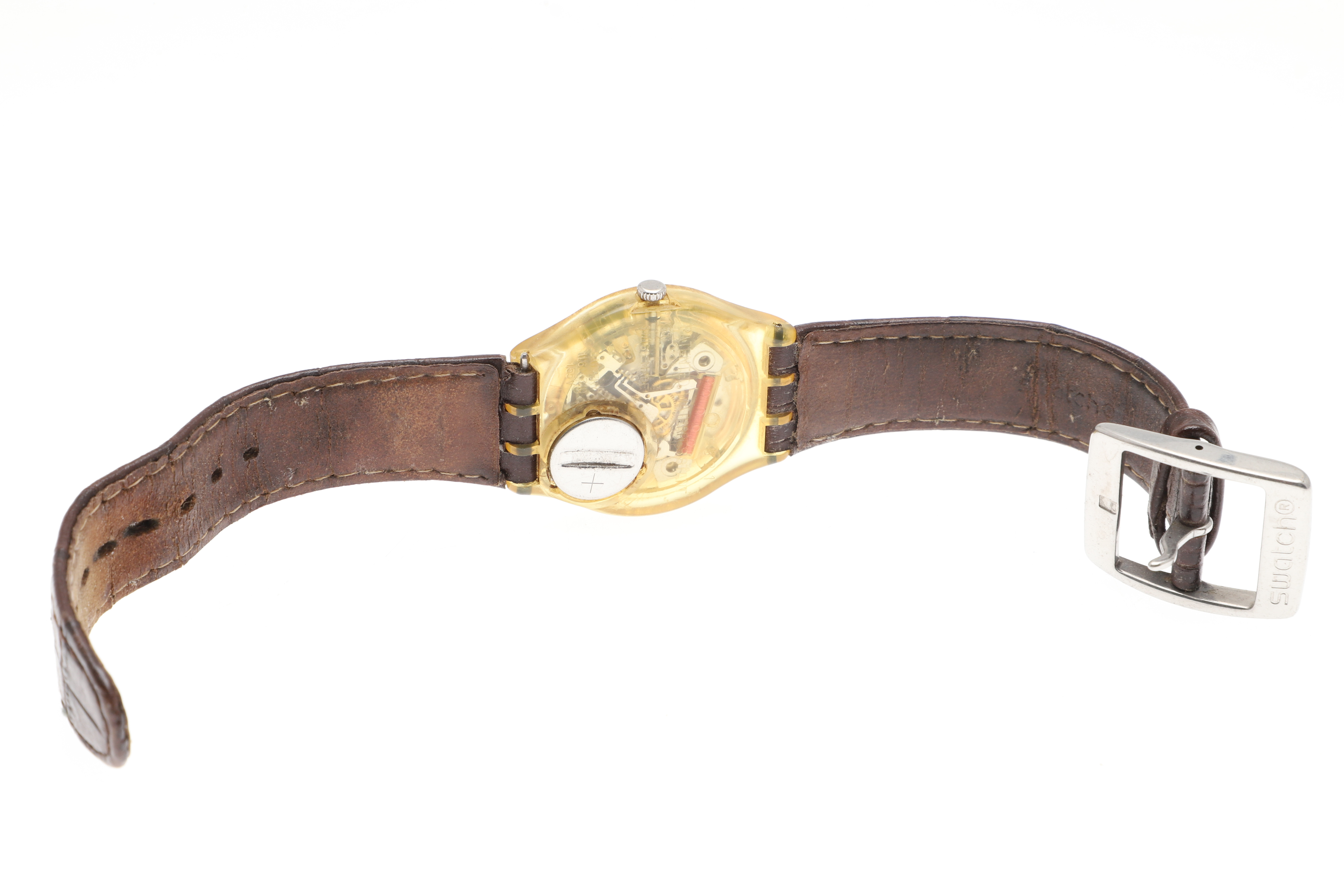 ANTIQUE CROCODILE SKIN TRAVEL CLOCK & OTHER ITEMS. Miscellaneous ...