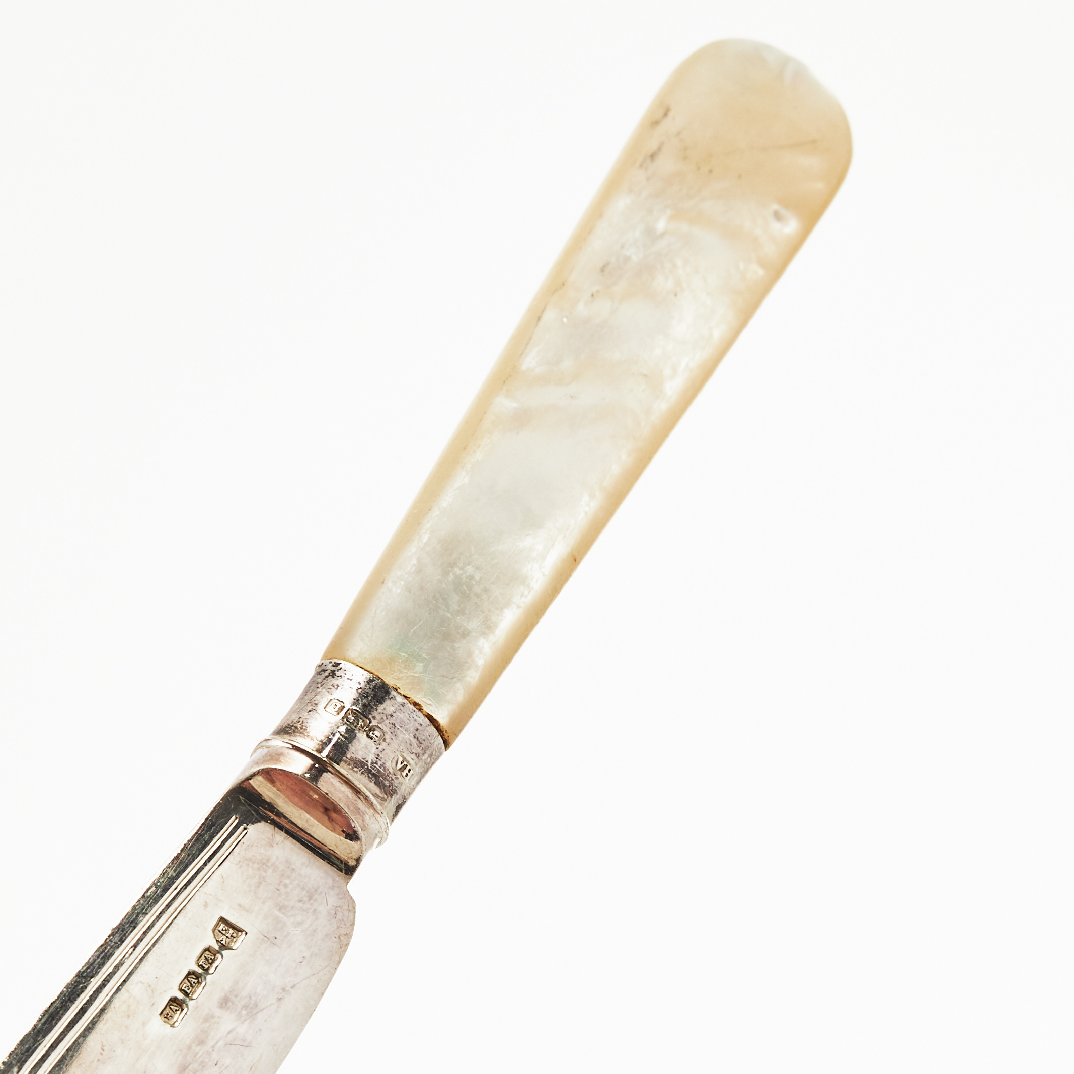 Images for 4826507. FISH CUTLERY, 12 dlr, mother-of-pearl and silver ...