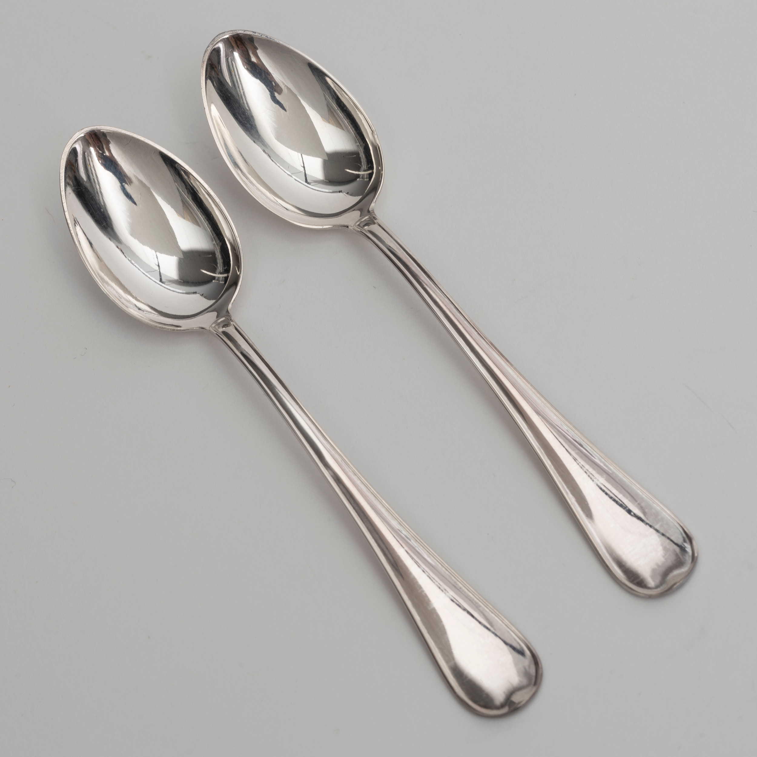 Images for 4828116. A set of 13 silver moccaskets, model “Swedish round ...