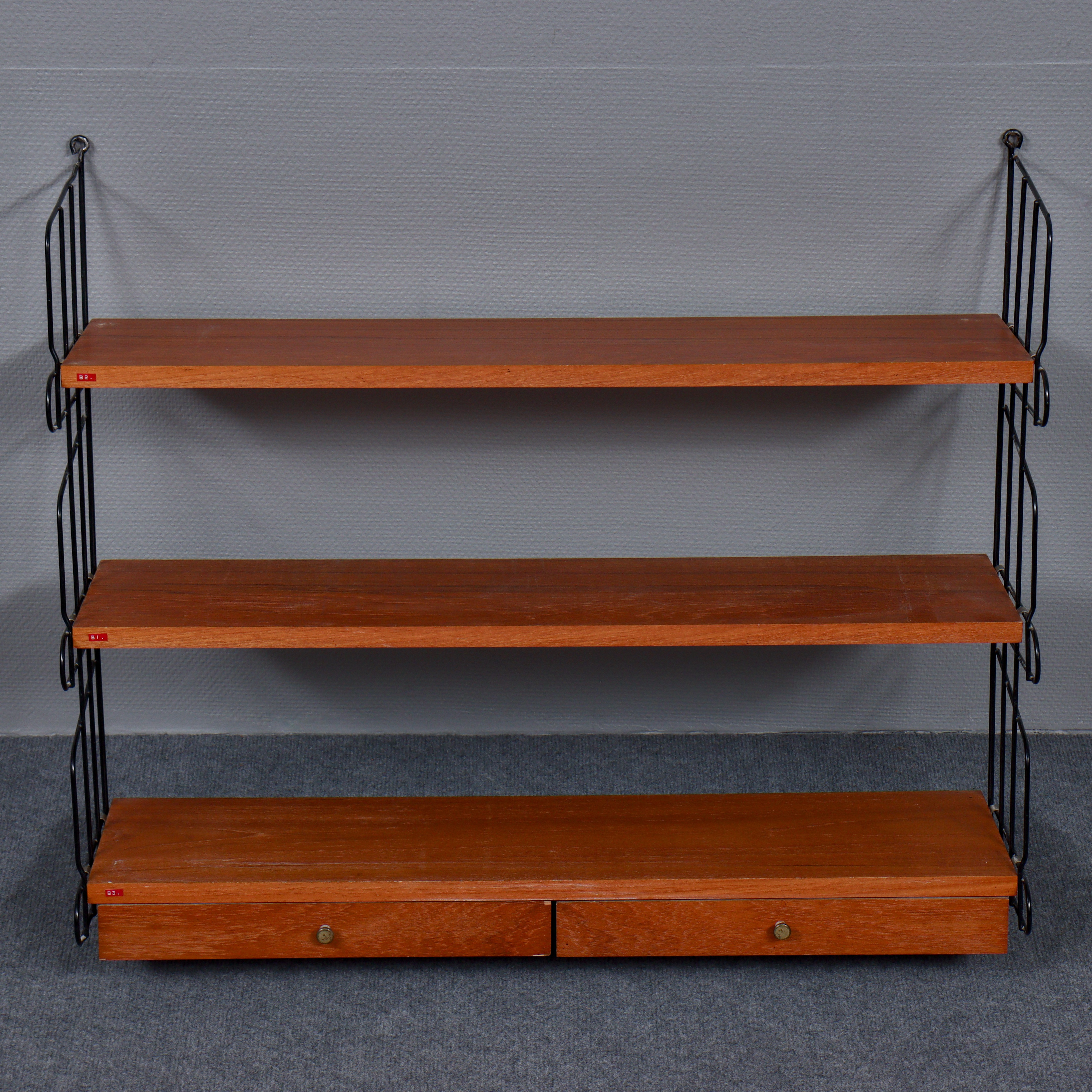 Images for 4828361. WALL SHELF, 1960S, TEAK “MODEL-STRING SHELF” SHELF ...