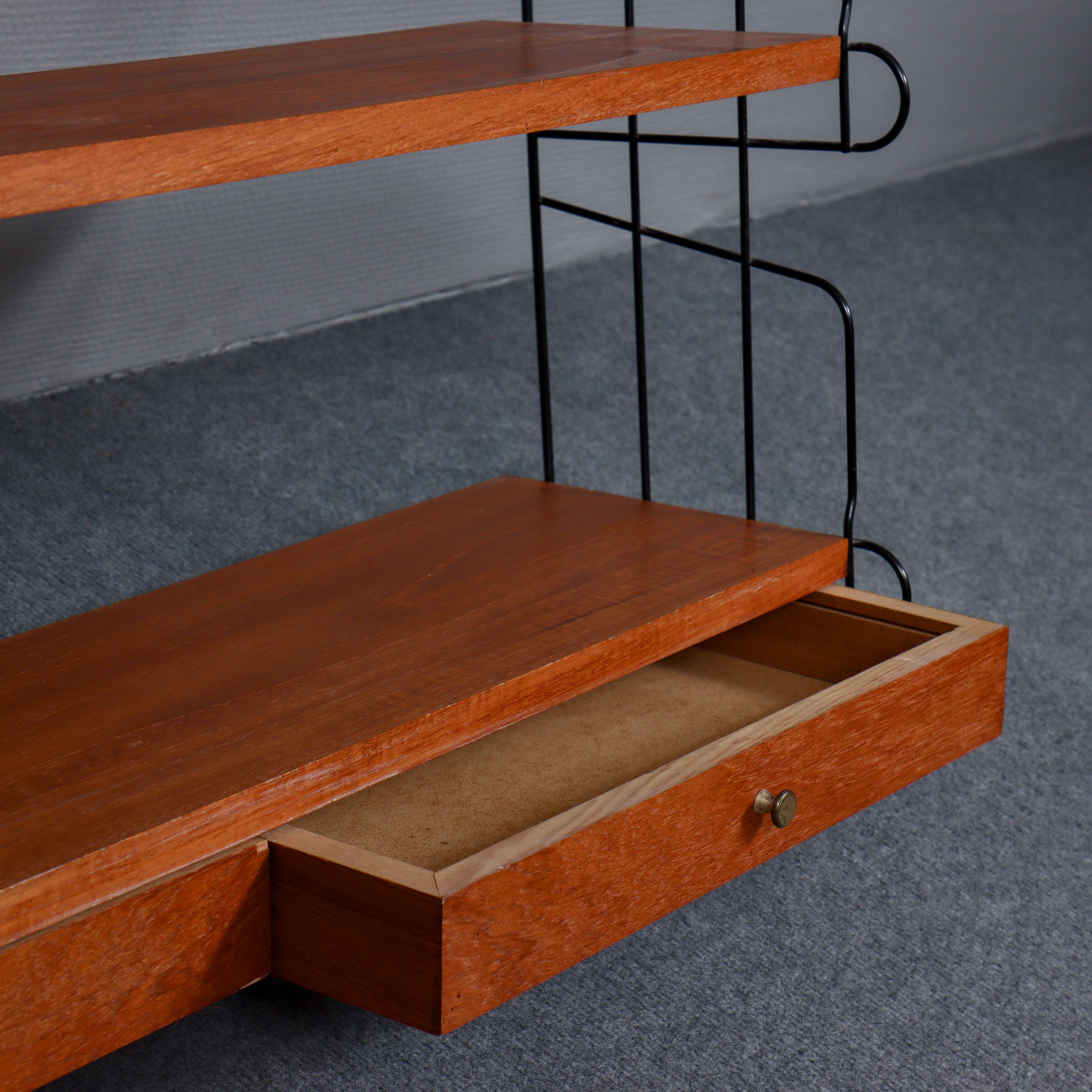 Images for 4828361. WALL SHELF, 1960S, TEAK “MODEL-STRING SHELF” SHELF ...