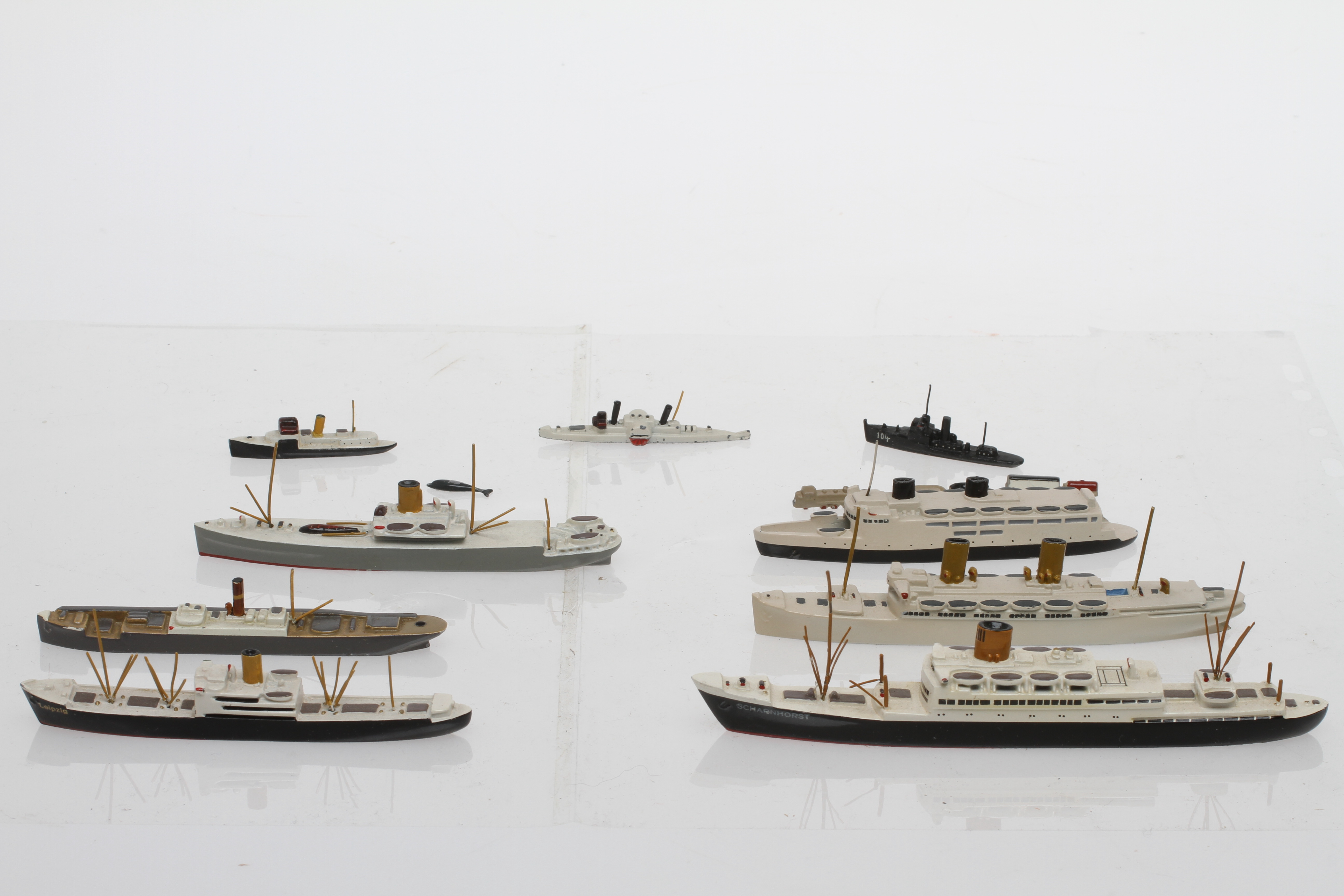Images for 48294. VESSEL MODELS WIKING 9 civilian ships in metal ...