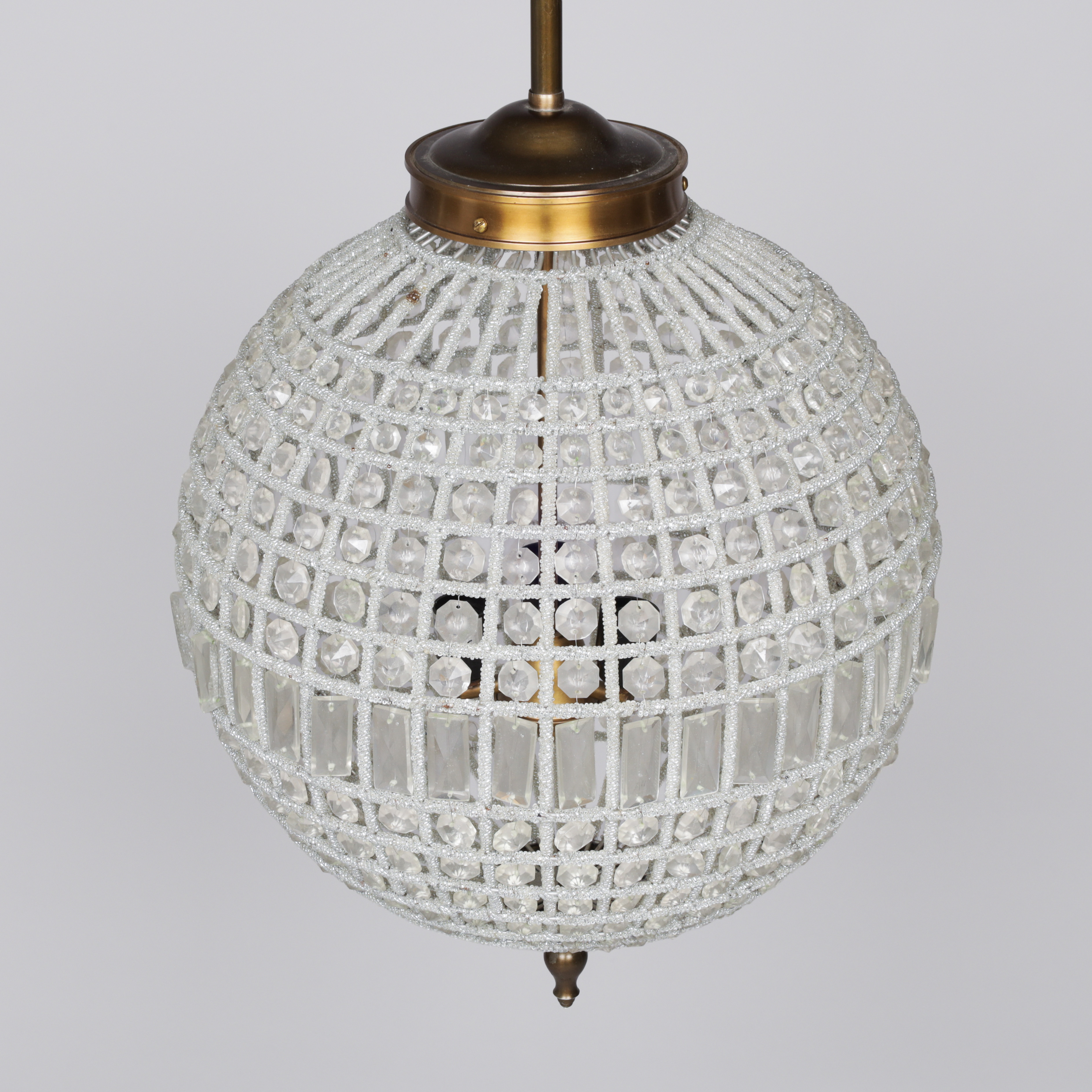 Images for 4830438. Spherical ceiling lamp with prism crystals and ...
