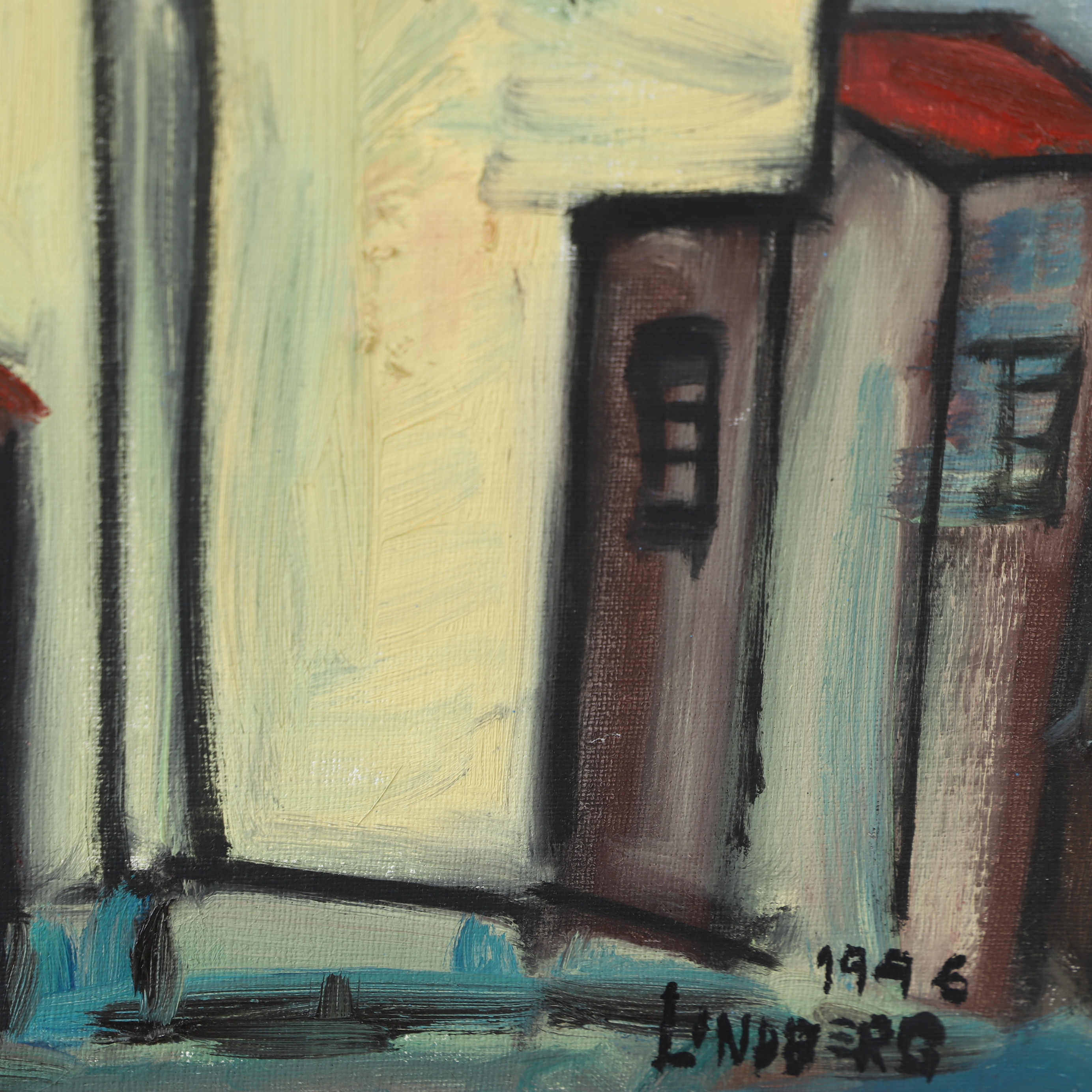 Images for 4836512. FREDRIK LINDBERG. “Fagerstrandsvillan”, oil on ...