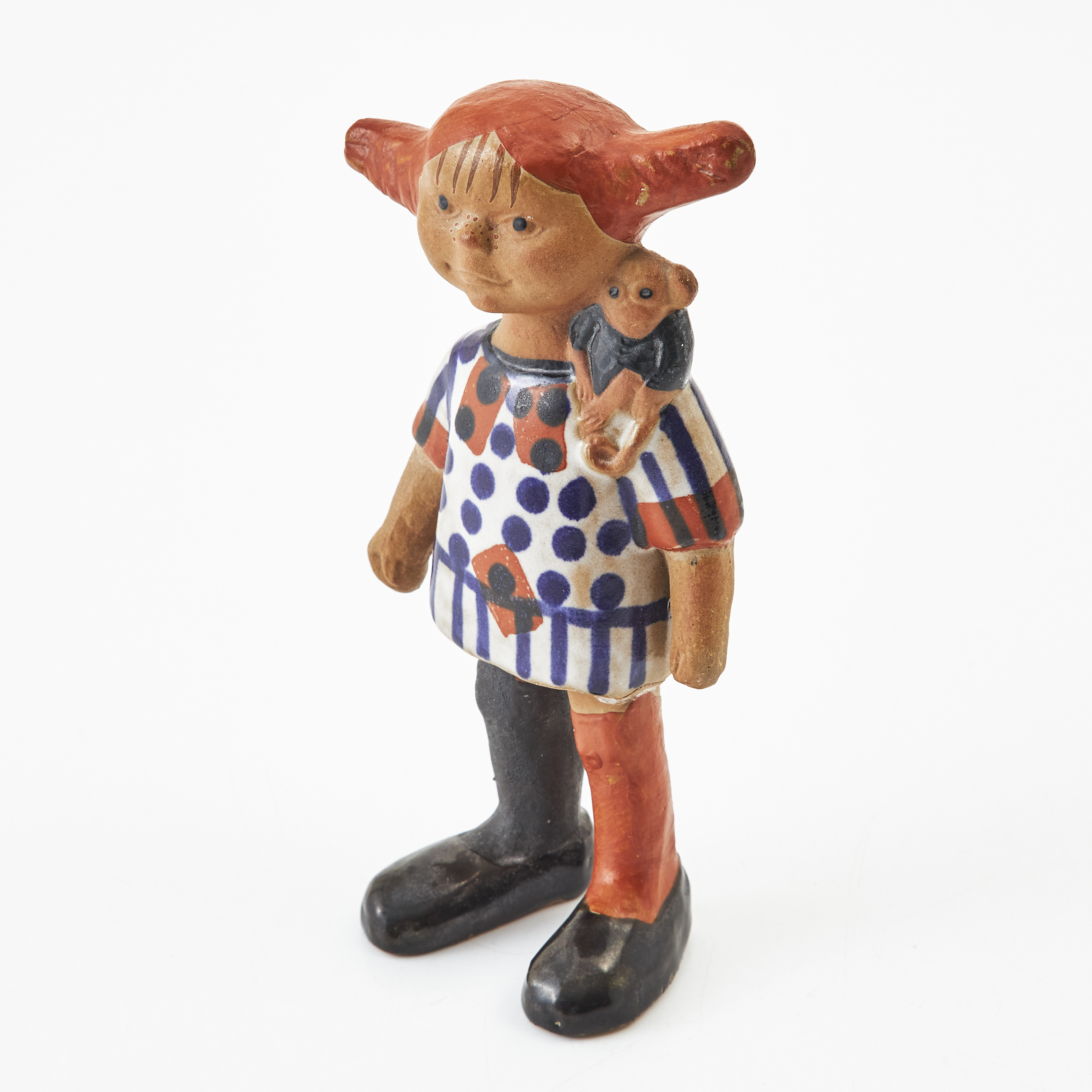 Images for 4841288. LISA LARSON. Figure, Pippi Longstocking, glazed ...