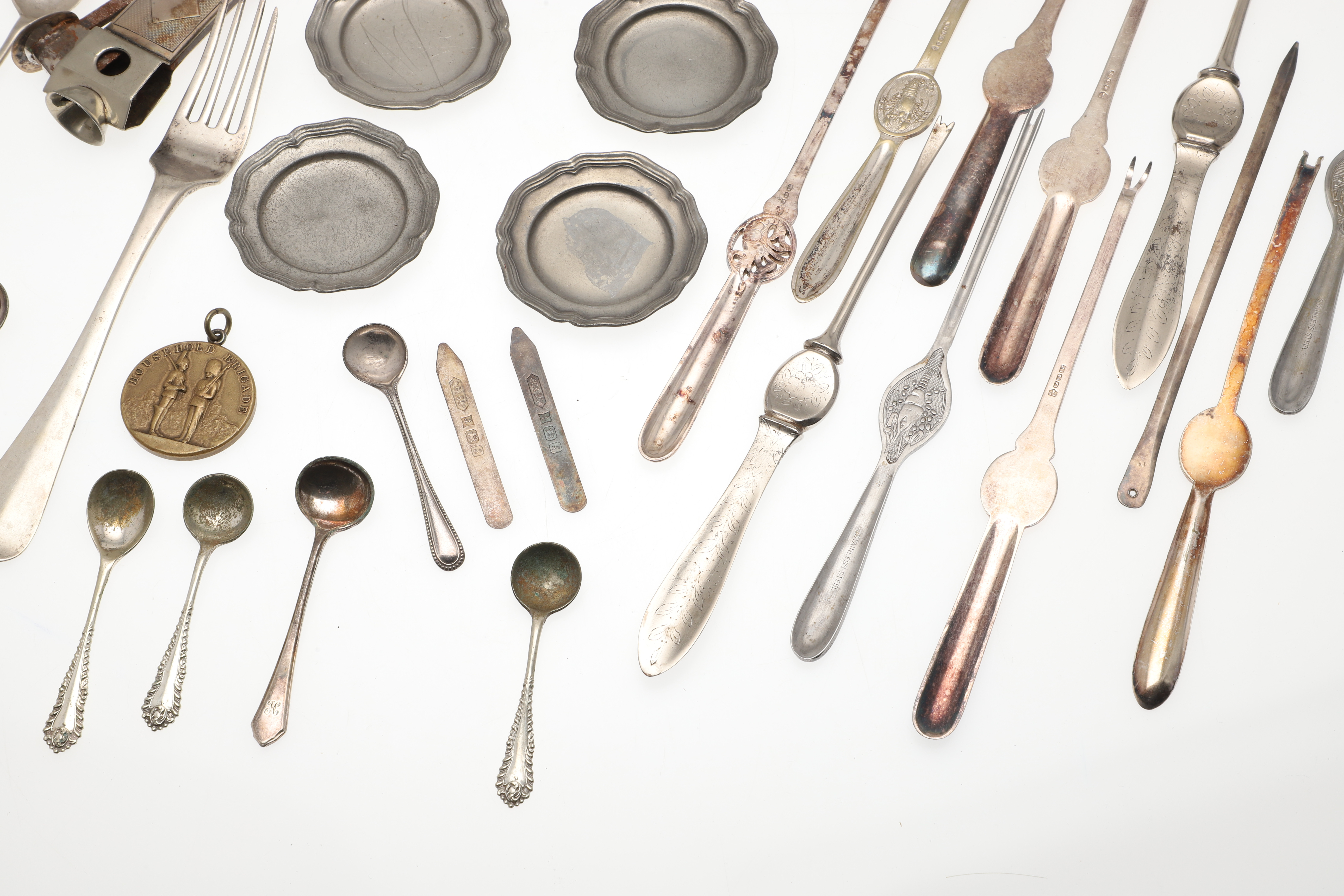 ASSORTED SILVER (SCRAP) AND OTHER ITEMS. Silver & Metals - Silver ...